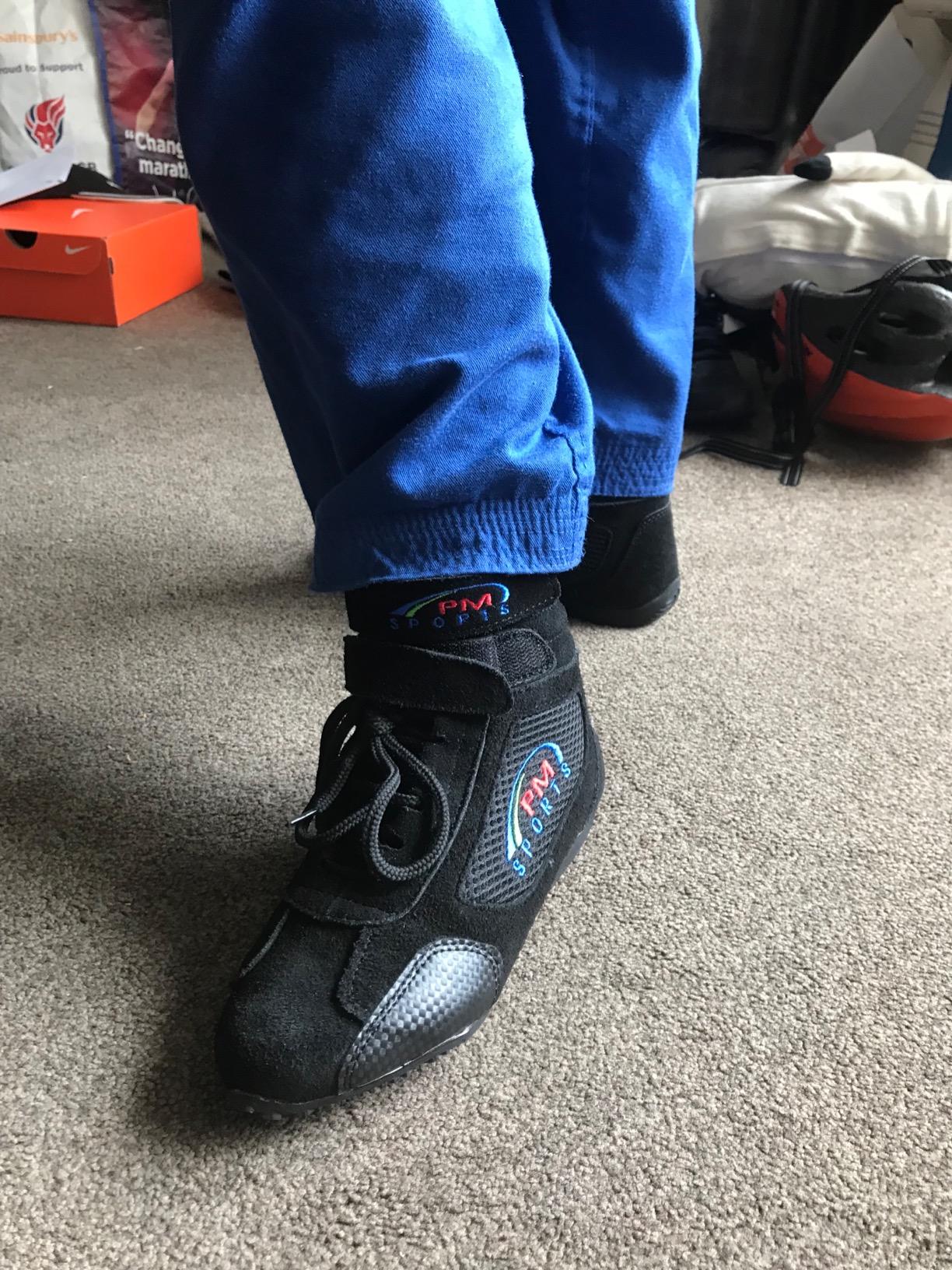 PM Sports New Kids Junior Adult Karting Boots Race Rally Track Boots ...