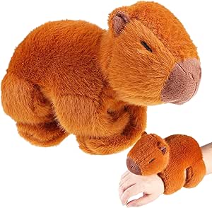 Amazon.com: Animal Slap Bracelets Capybara Plush Toy Capybara Huggers ...