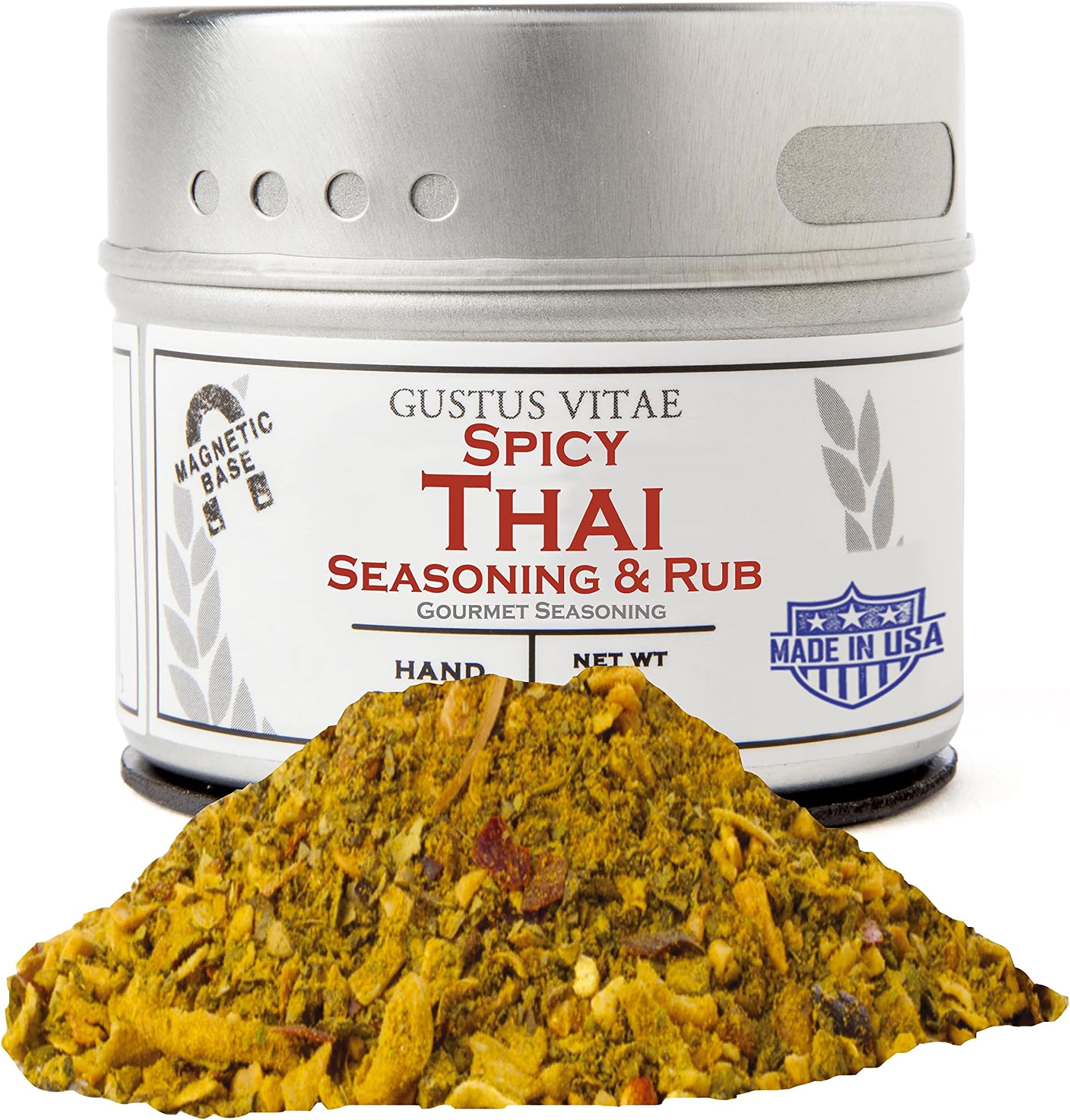 Amazon.com : Gustus Vitae - Spicy Thai Seasoning - Non GMO - Magnetic ...