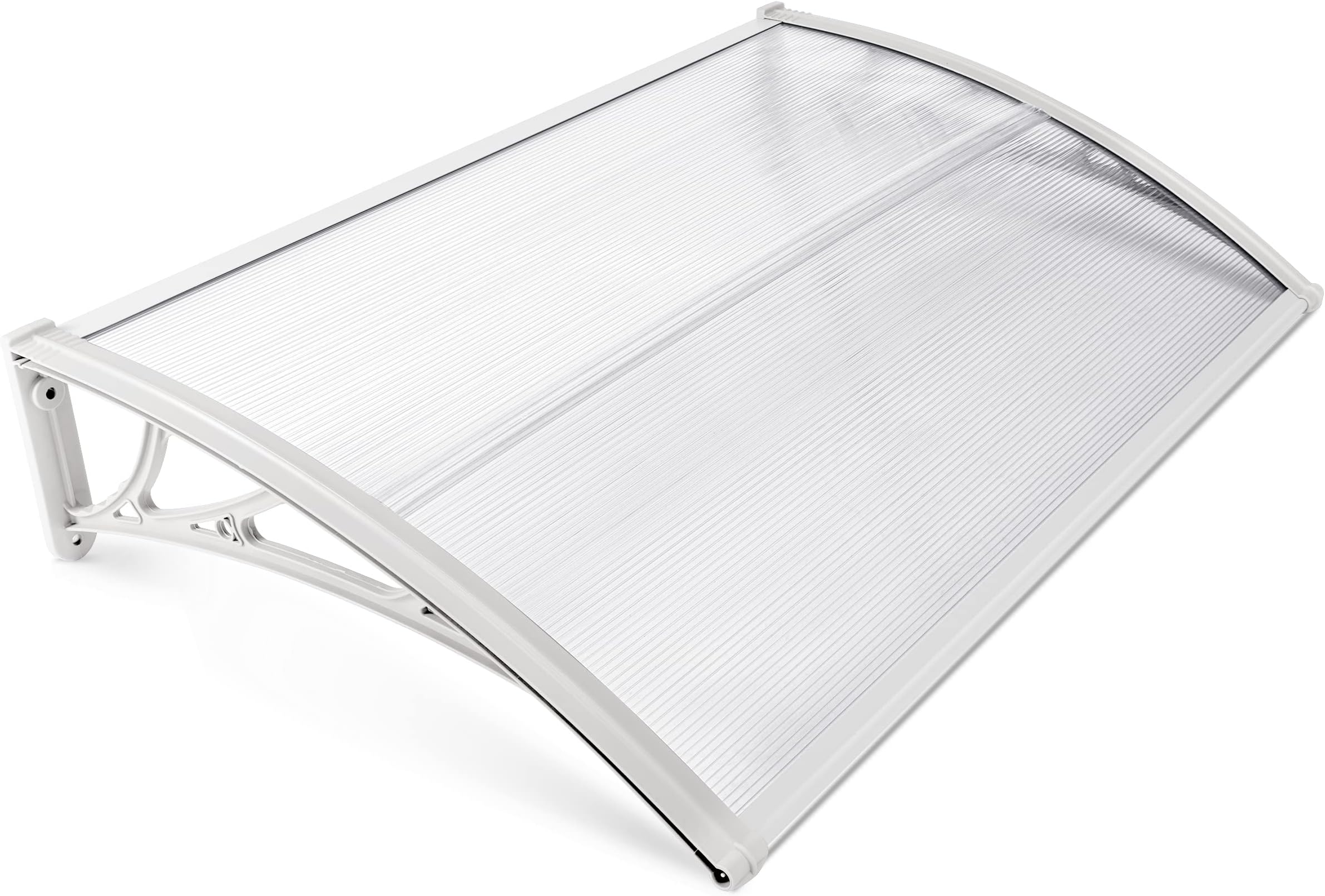 VOUNOT Front Door Canopy Outdoor Awning, Rain Shelter for Back Door ...