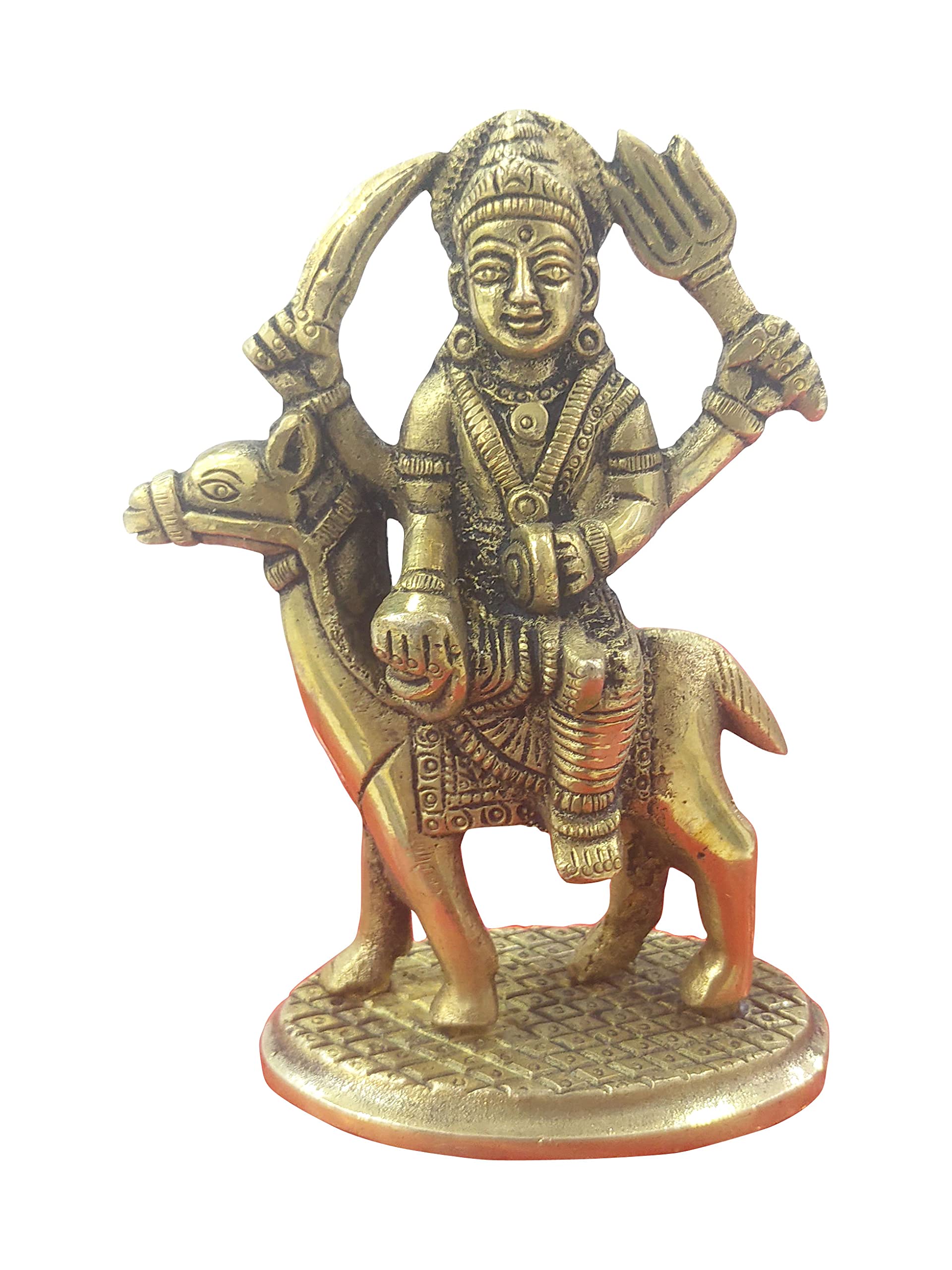 Buy Om Shree Siddhi Vinayak Murti Bhandar Brass Momai Maa Murti Dasha ...