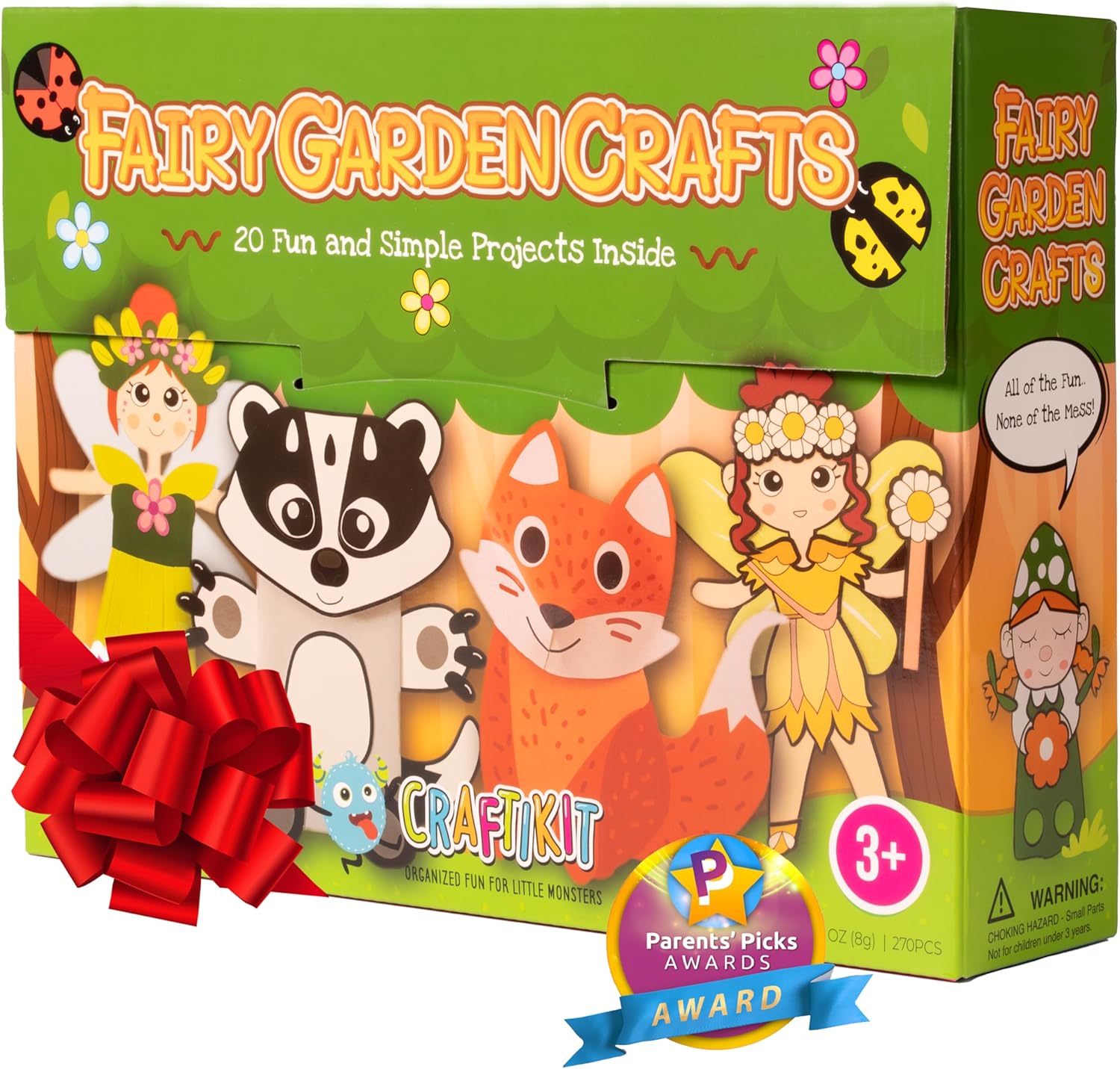 Amazon.com: Craftikit® 20 Award-Winning Fairy Garden Crafts for Kids ...