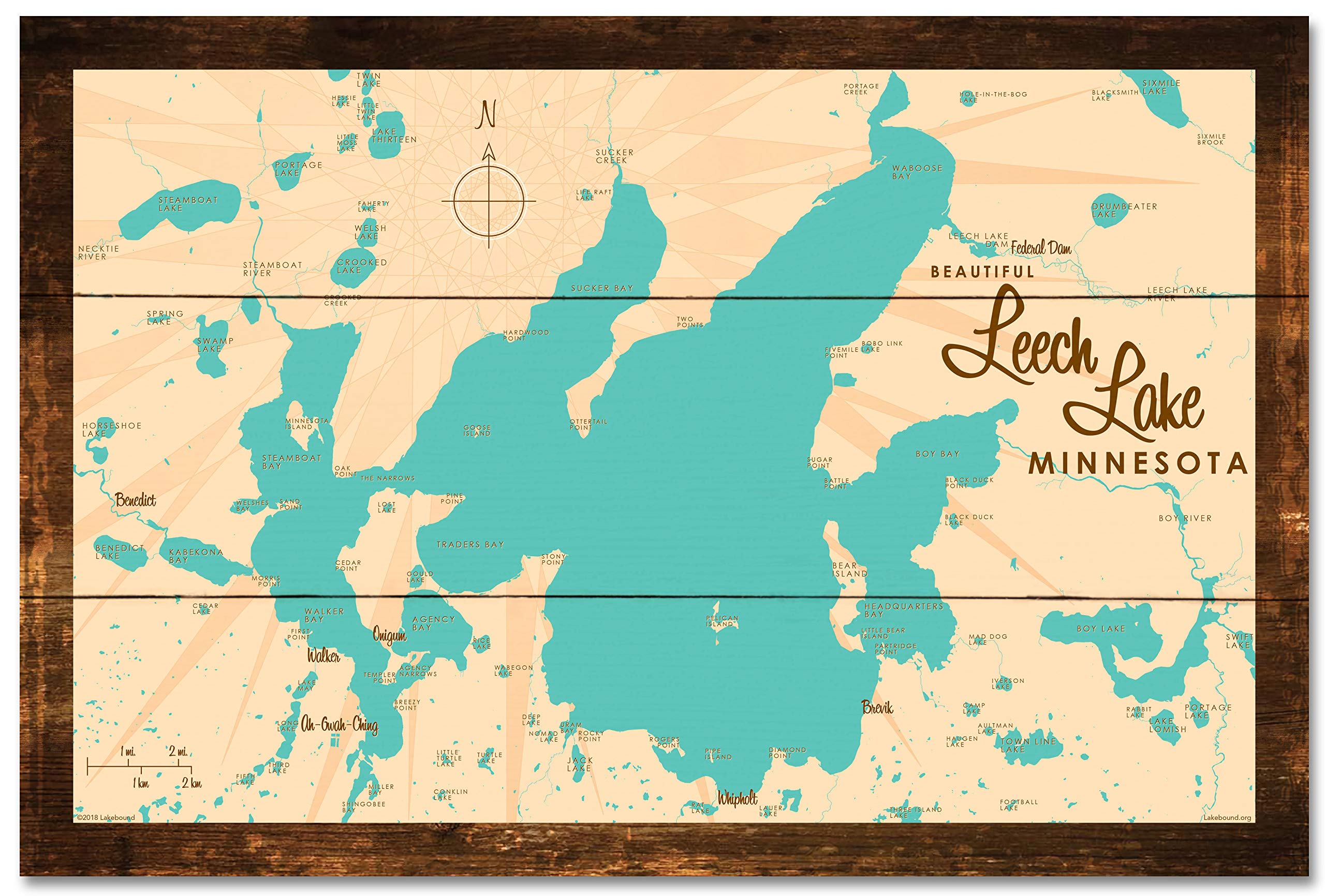 Mn Lake Map Of The Woods