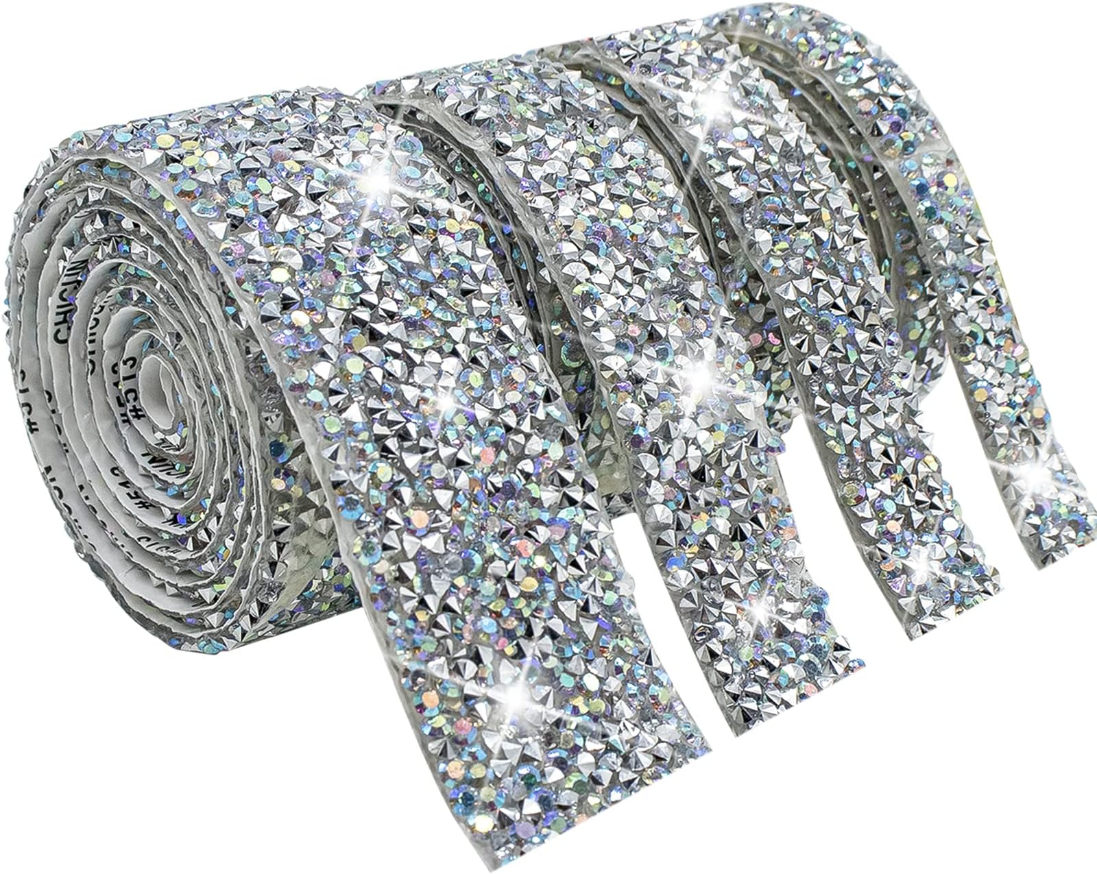 Amazon.com: Diamond Rhinestone Mesh Ribbon,1 Yard 30mm Diamond Bling ...