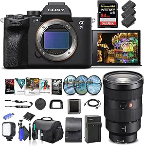 Amazon.com : Sony Alpha a7S III Mirrorless Digital Camera Body Only ILCE7SM3/B, Sony FE 24-70mm ...