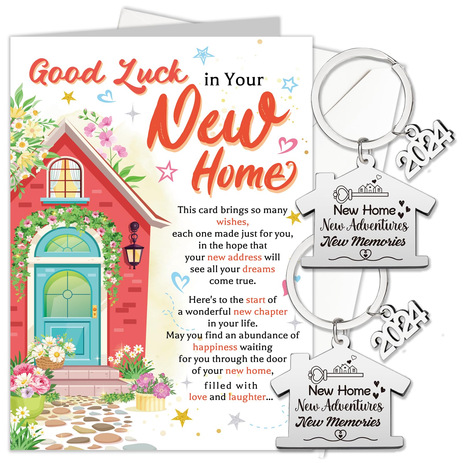Home Positive Postcards HOWAF New Home Gifts, New Home Card, Good Luck