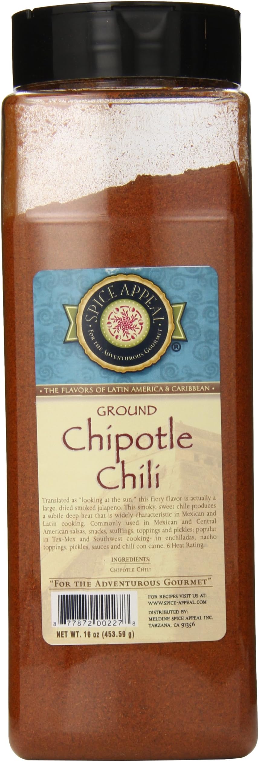 Amazon.com : Spice Appeal Chipotle Chili Ground, 16 Ounce : Coffee ...