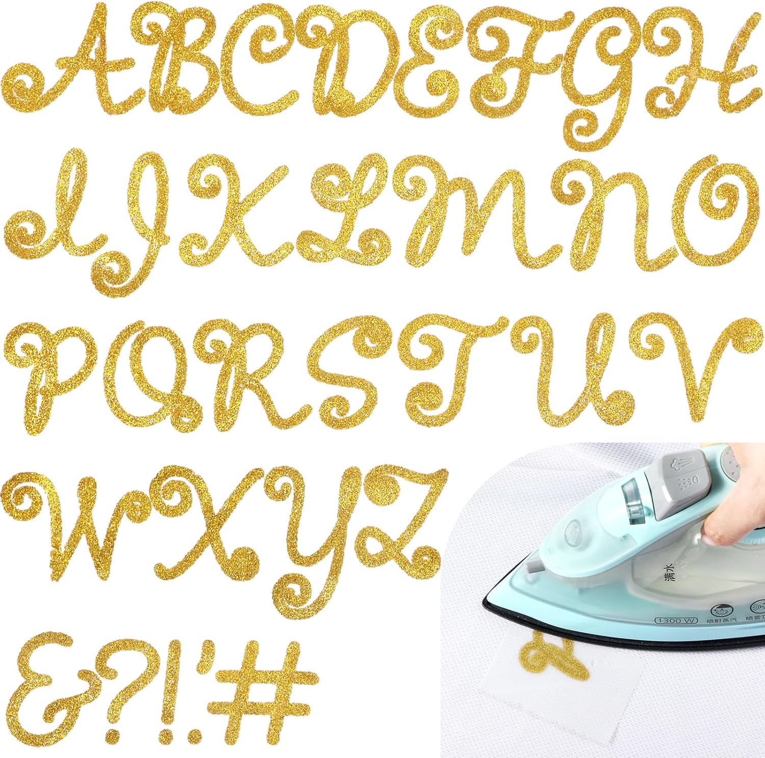 Amazon.com: Outus 279 Pieces Christmas Iron on Letters - 2 Inch A-Z ...