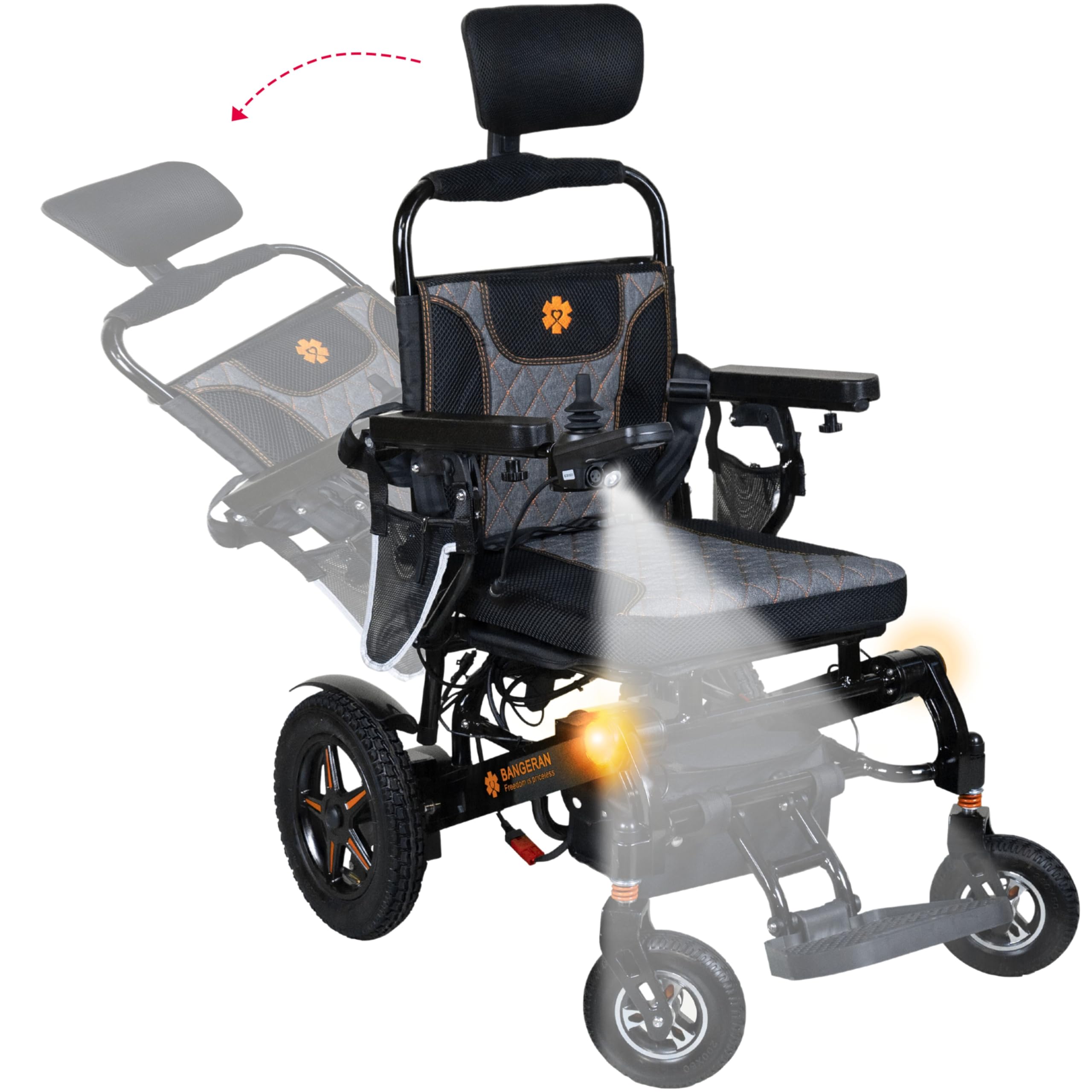 Amazon.com: Thunderbolt Transport Wheechair Lightweight Foldable Auto ...