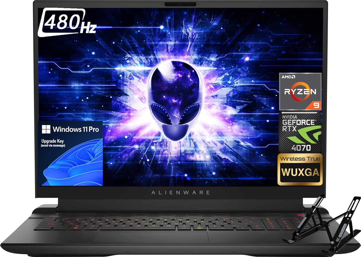 Amazon.com: Alienware M18 Gaming Laptop Computer, 18" WUXGA 480Hz ...