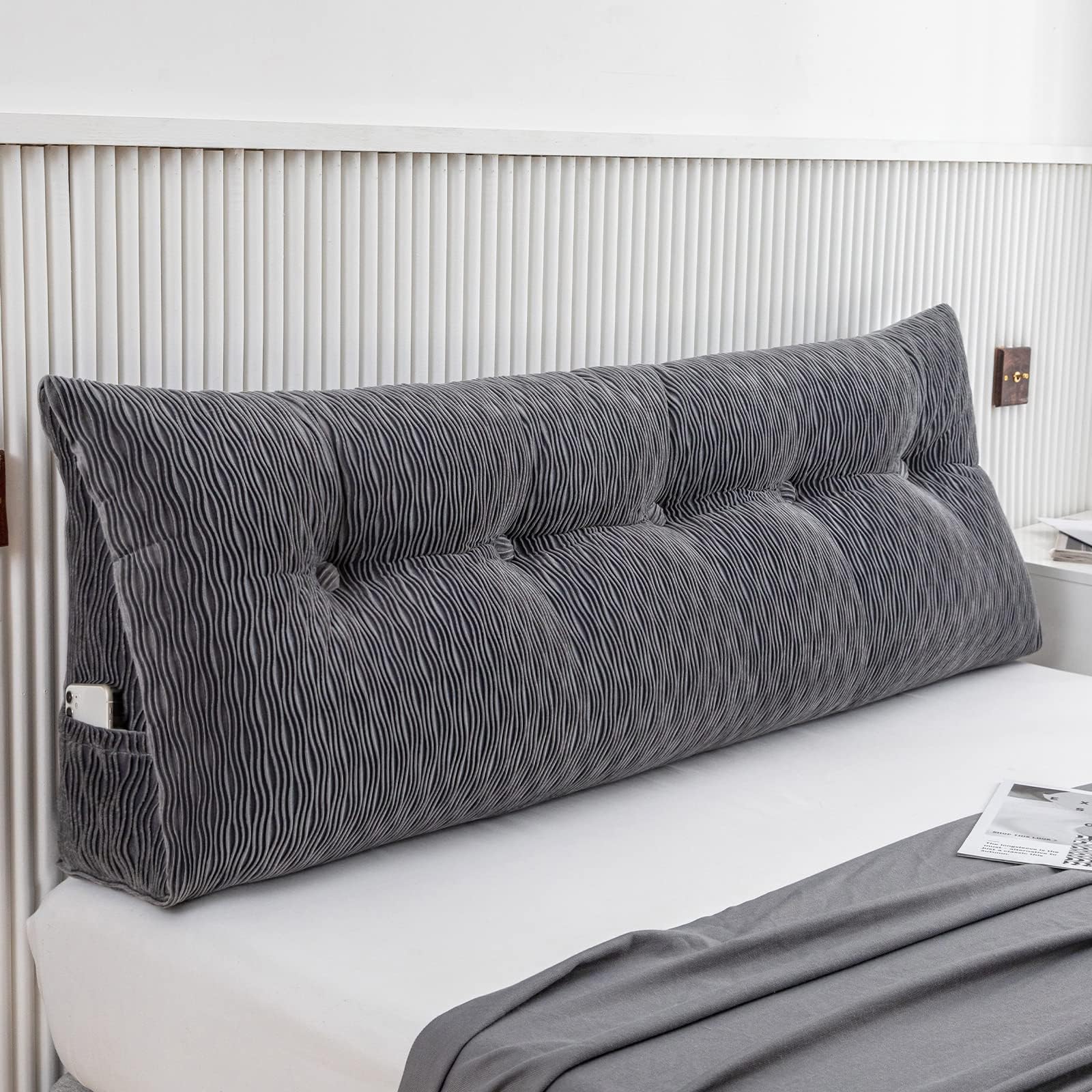 Amazon.com: VERCART Large Bolster Headboard Pillow Daybed Pillows Bed ...