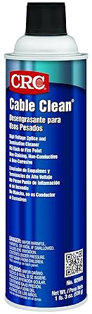CRC Cable Clean High Voltage Splice Cleaner 02069 – 19 WT OZ, Suitable ...