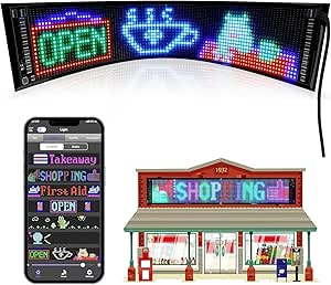 Scrolling Huge Bright Advertising LED Signs, Flexible USB 5V LED Store ...