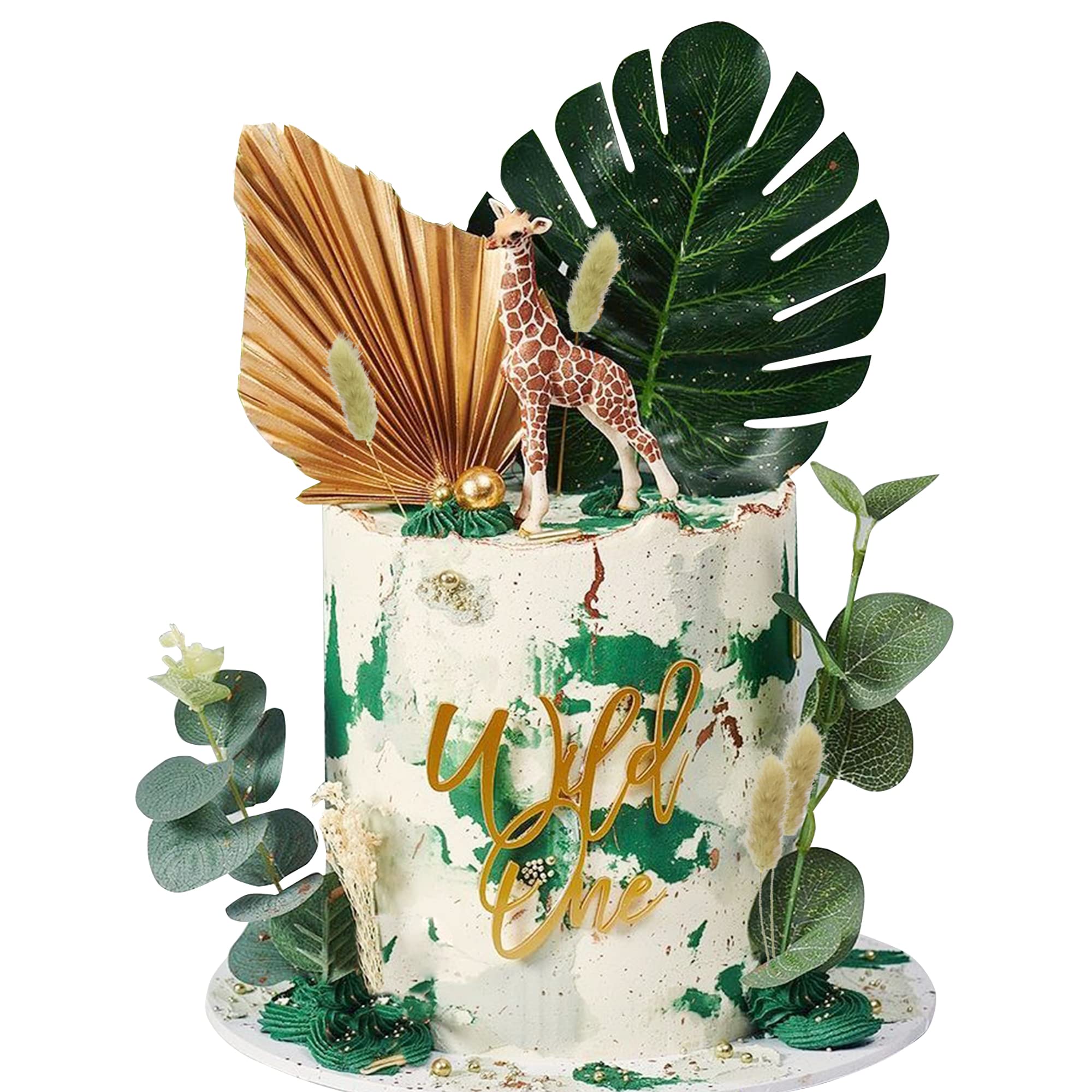 Buy 18 PCS Realistic Giraffe Figures Safari Jungle Animal Cake Toppers ...