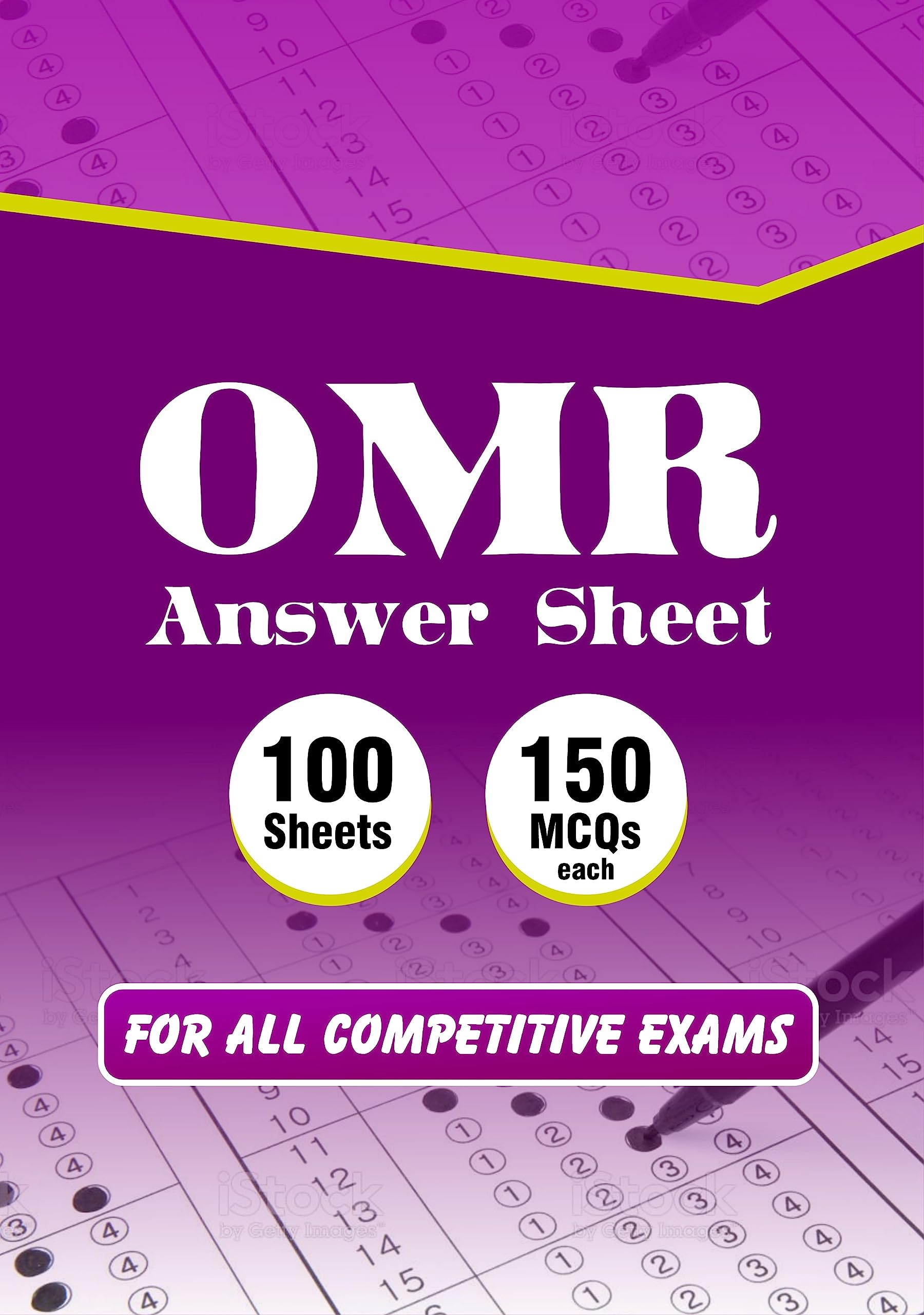 Buy OMR Sheet for all competitive exams - 100 sheets, 150 MCQs each ...