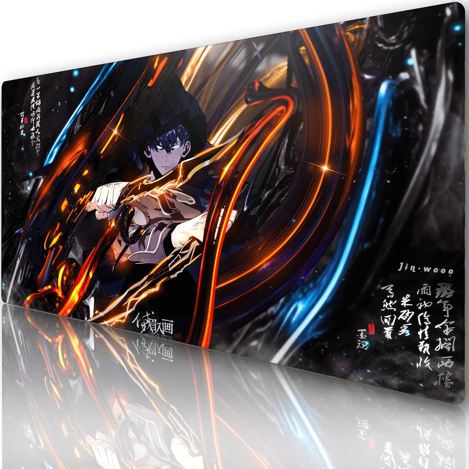 Cha Hae-In Solo Leveling Desk Mat – Grand Format 800x400mm, Style ...