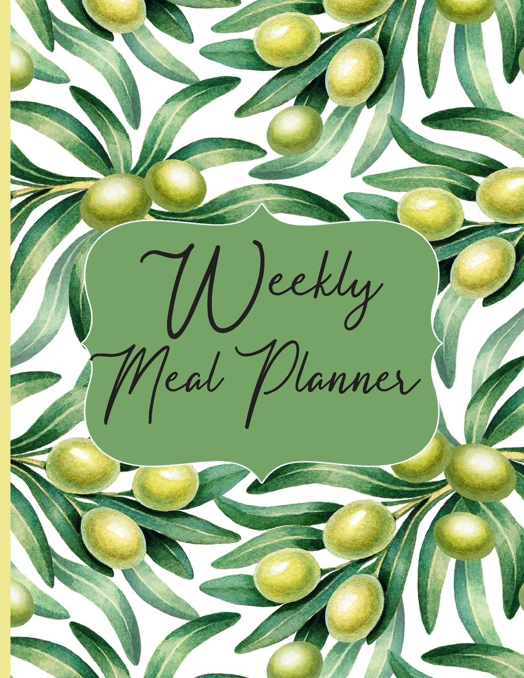 Buy Weekly Meal Planner Green Lime Healthy Eating Planning Journal For 