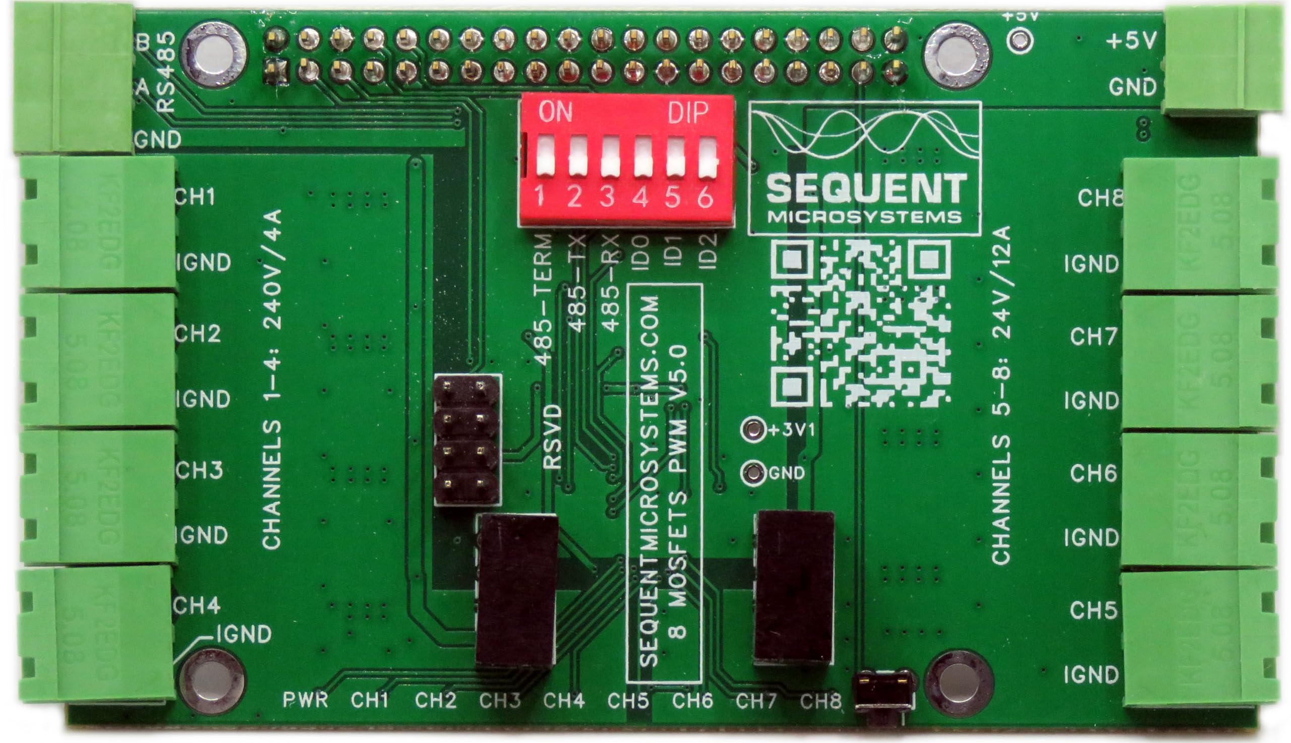 Amazon.com: Eight MOSFETS 8-Layer Stackable HAT for Raspberry Pi : Electronics