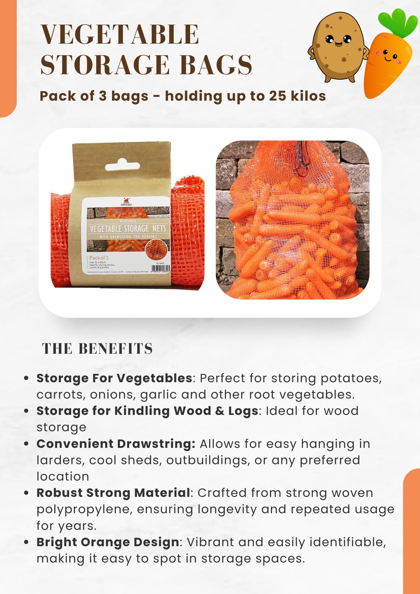 Root Vegetable Storage Container