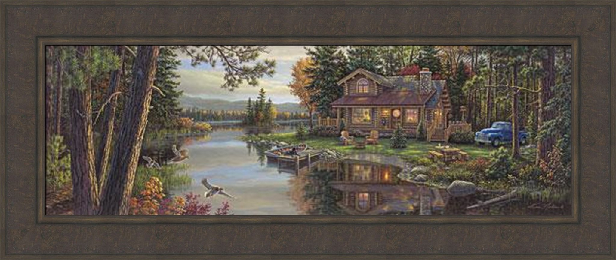 Adirondack Painting Vintage