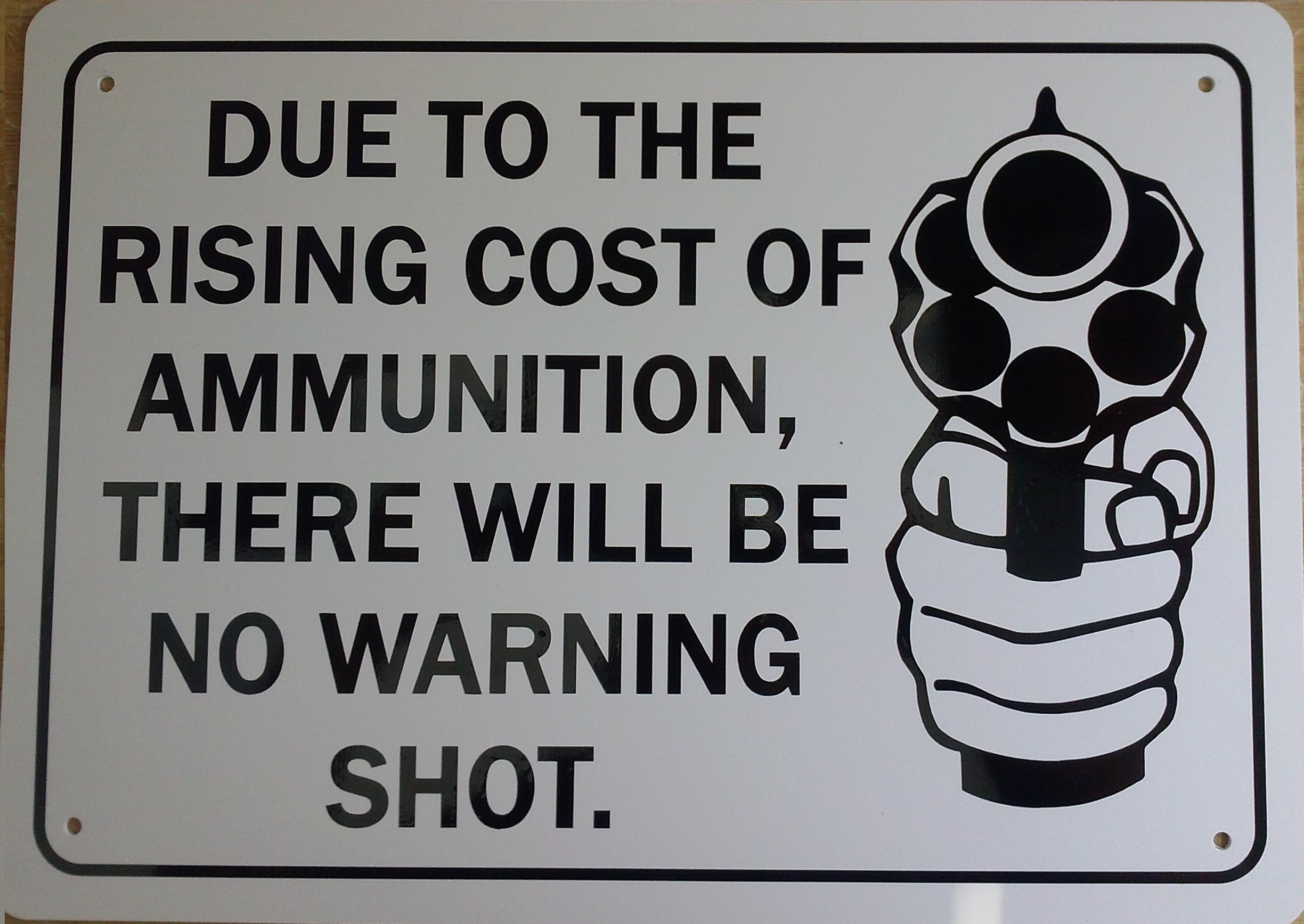 Amazon.com: DUE TO THE RISING COST OF AMMUNITION, THERE WILL BE NO ...