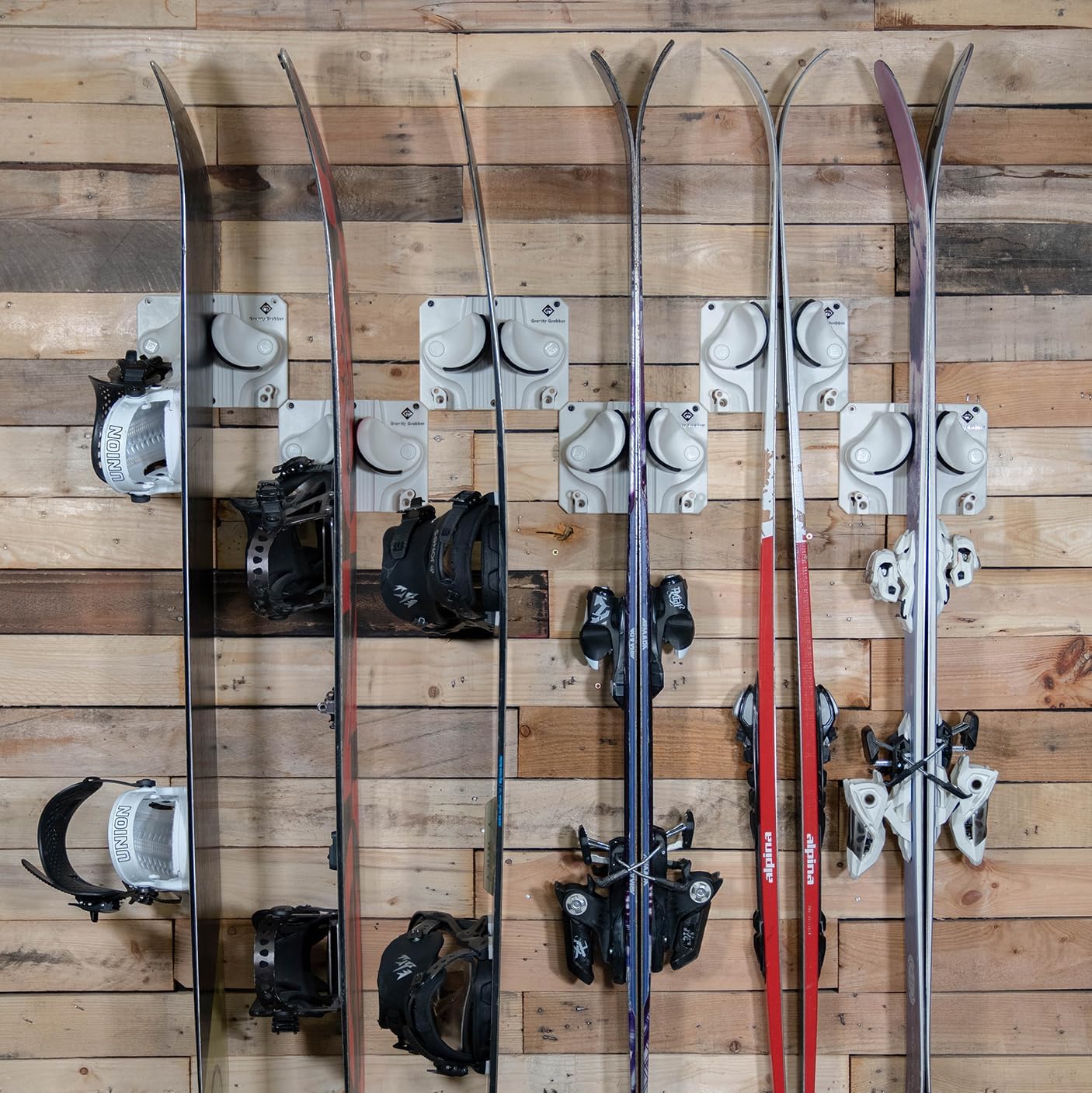 Amazon.com: Hikeen Ski Wall Mount, Snowboard Wall Mount, Ski Snowboard ...