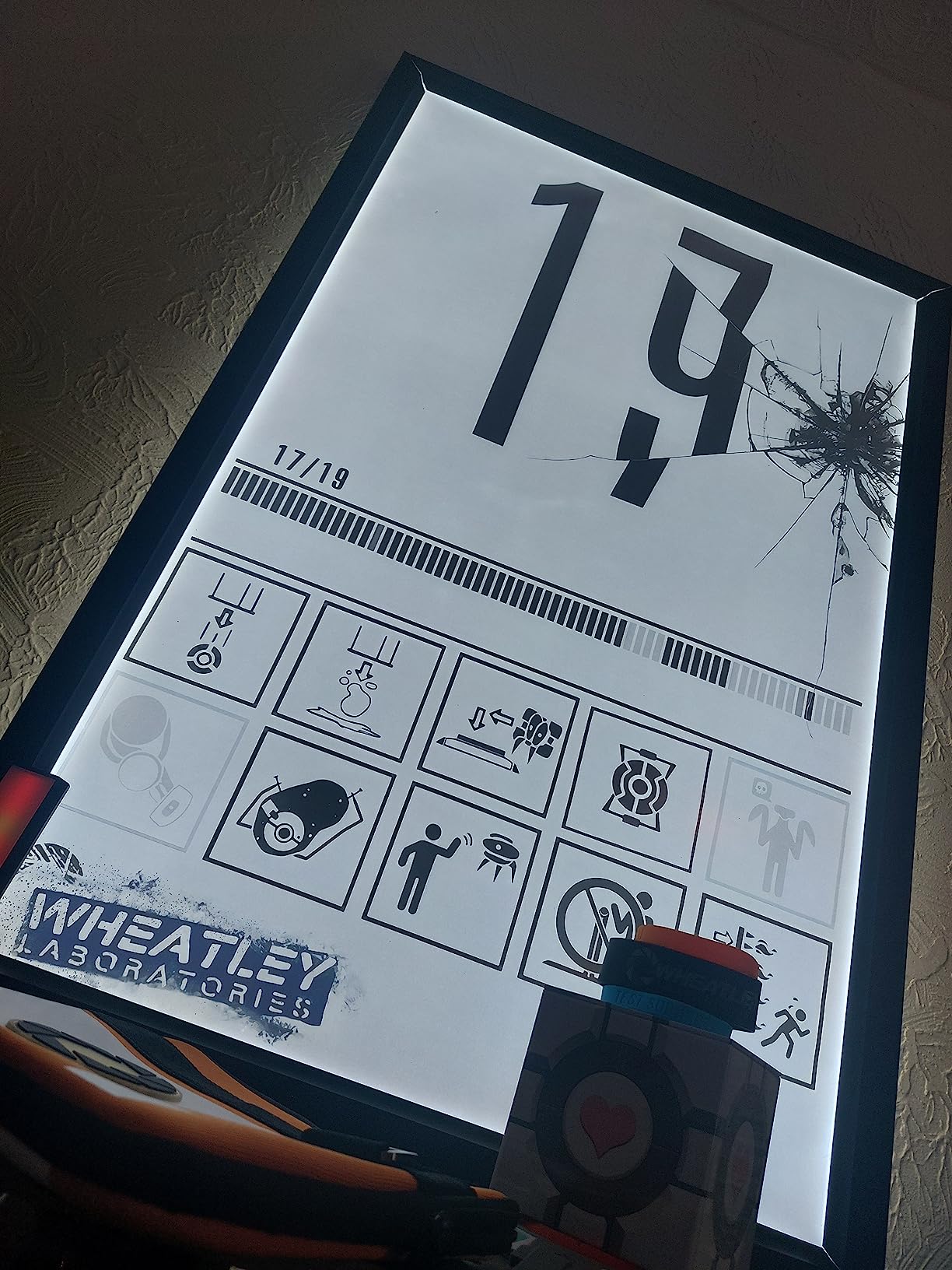 Amazon.com: Wheatley Laboratories Tall Test Chamber Sign Poster ...