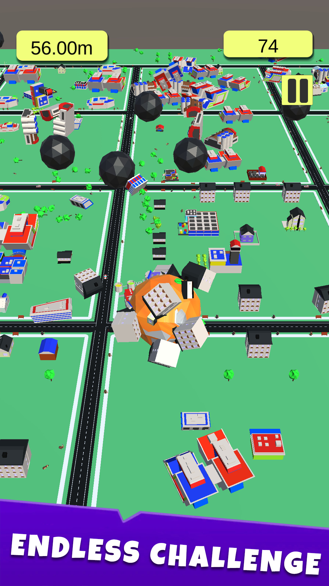 Big Rolling Ball City Destroy Game - App on Amazon Appstore