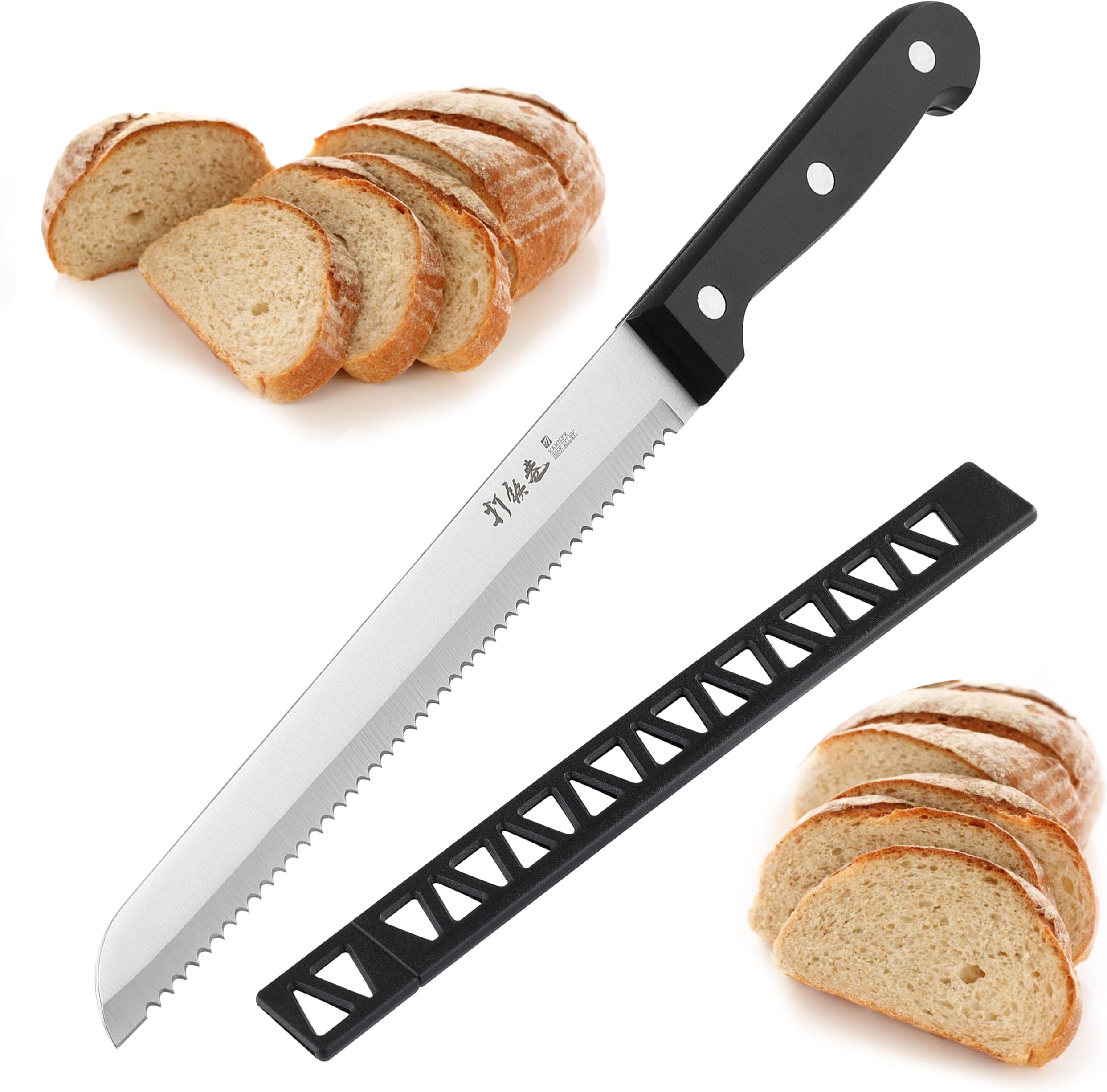 Amazon.com: Humbee 8-Inch Serrated Bread Knife, Premium Stainless Steel ...