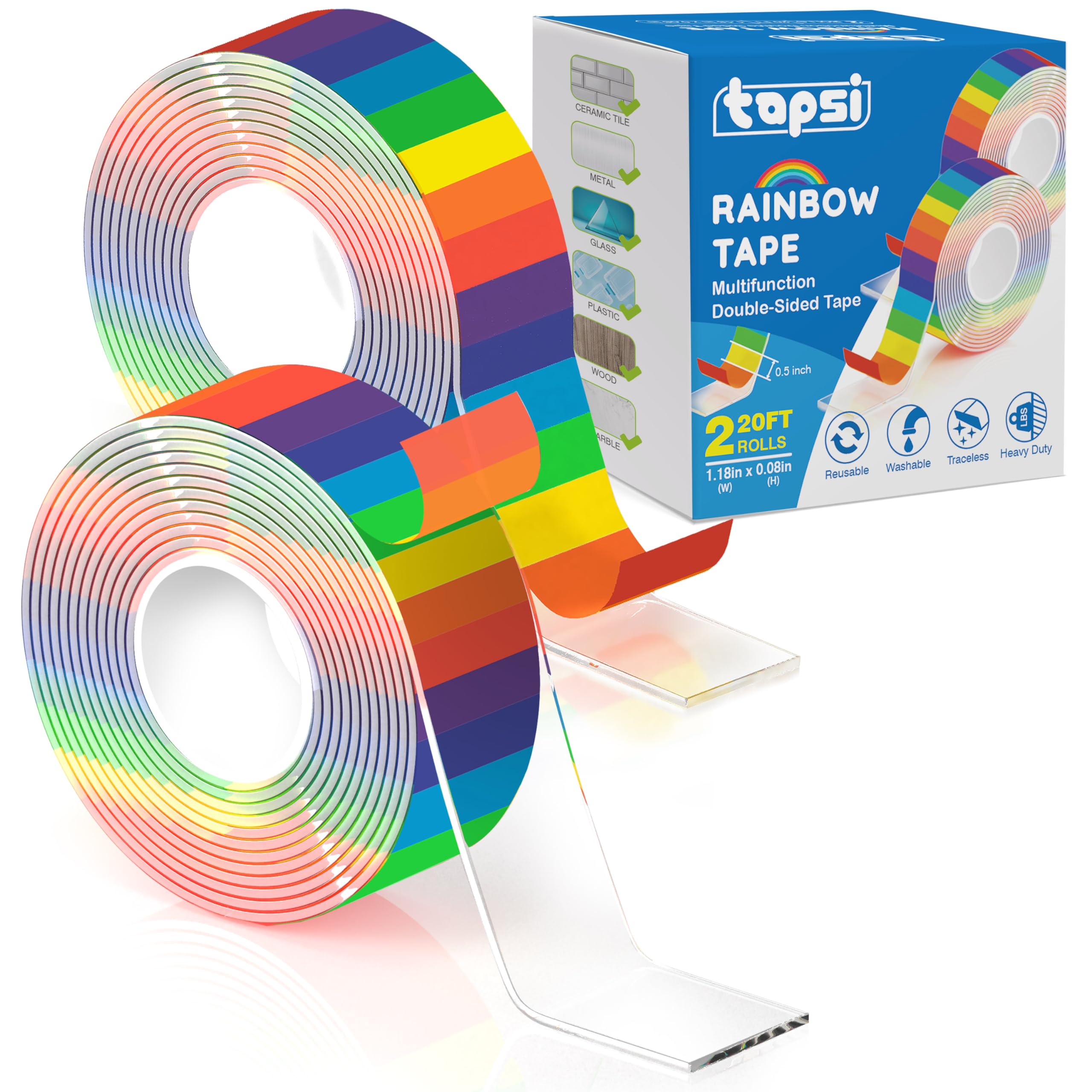Snapklik.com : Double Sided Nano Tape, Heavy Duty Mounting Tape - 2 ...