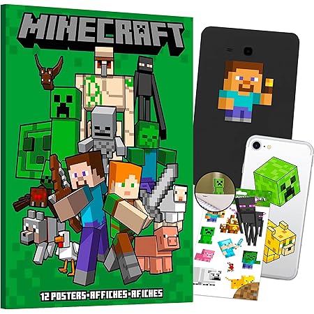 Amazon.com: JINX Minecraft Digging Removeable Wall Cling Decal Sticker ...