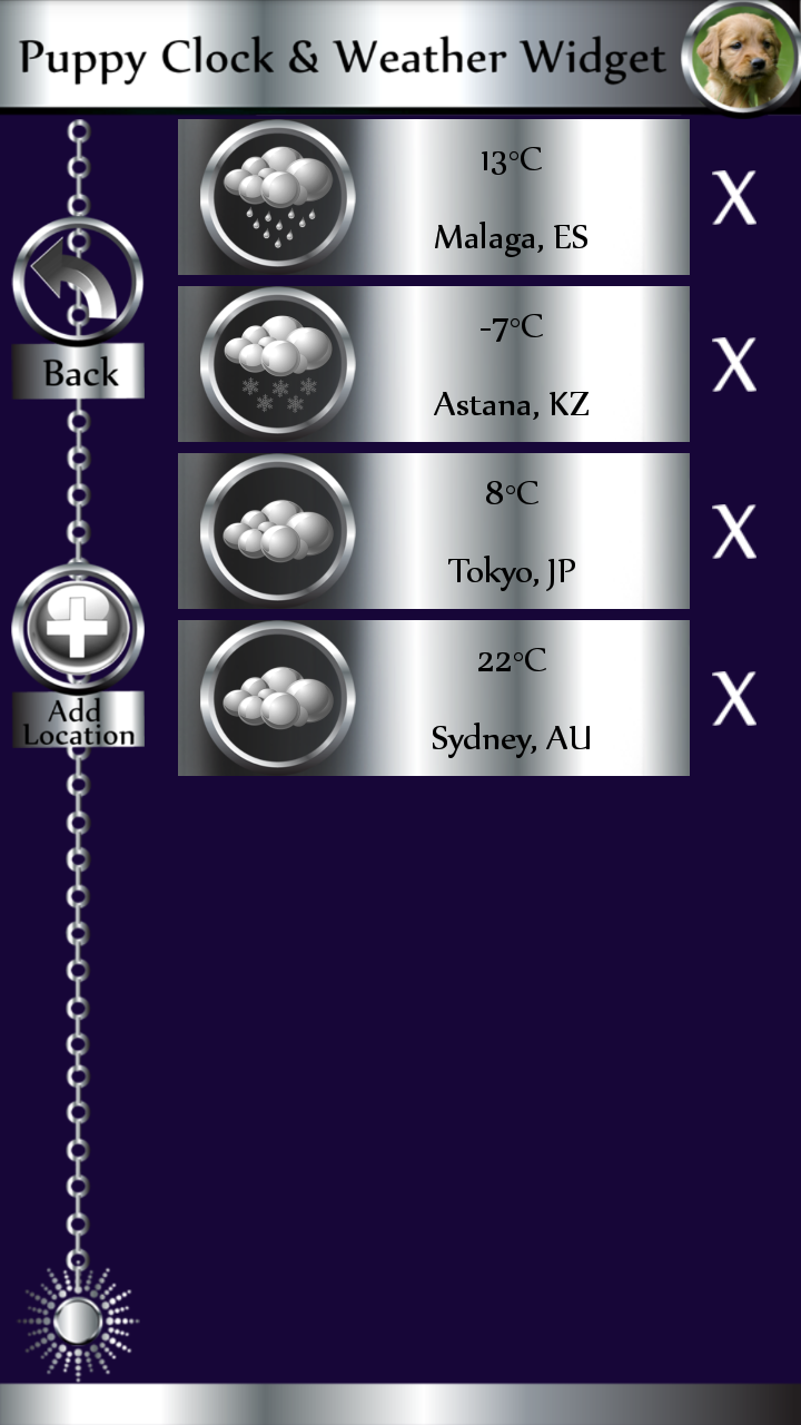 Puppy Clock & Weather Widget - App on Amazon Appstore