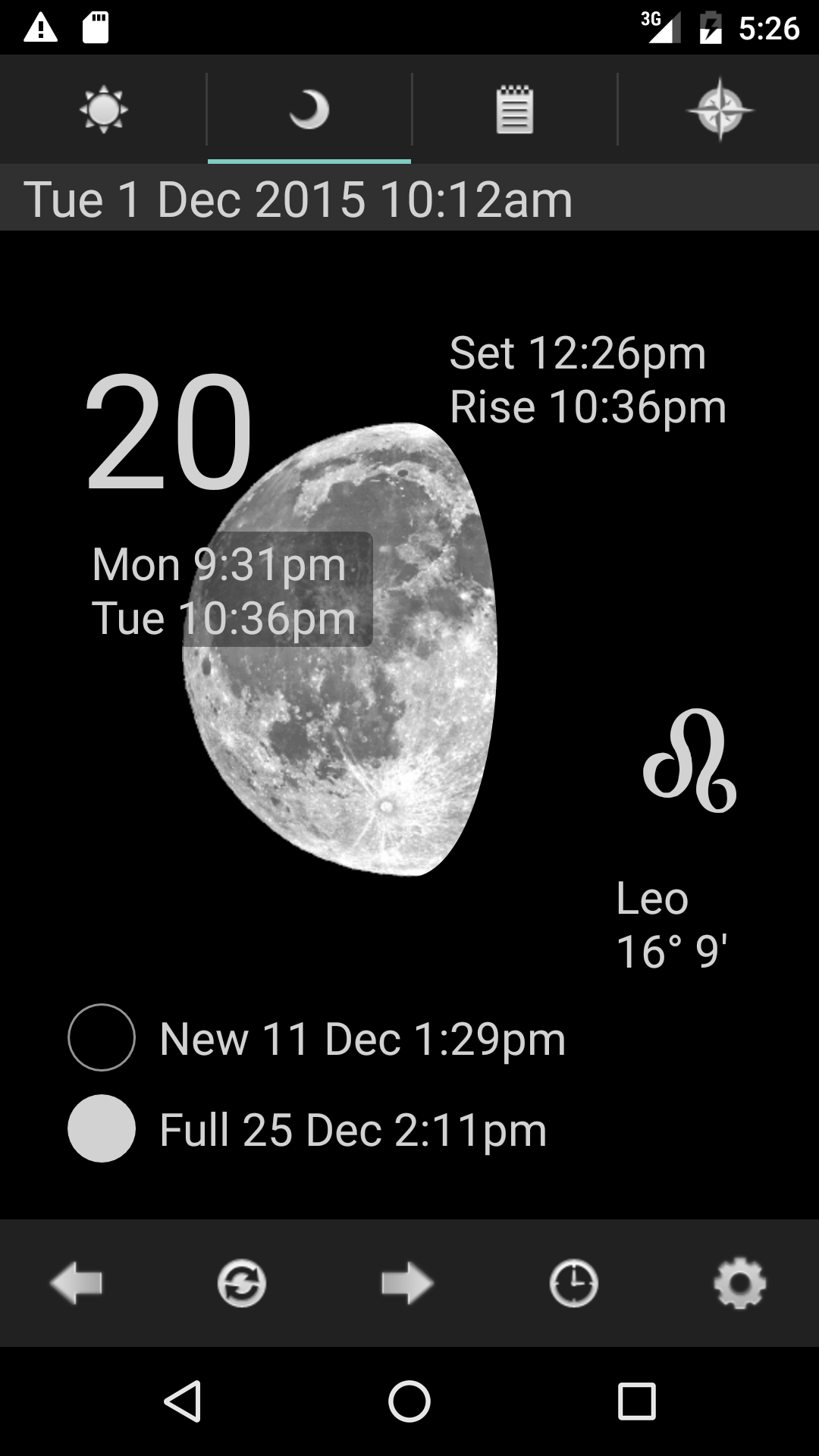 Lunisolar - Sun Moon Calendar - App on Amazon Appstore