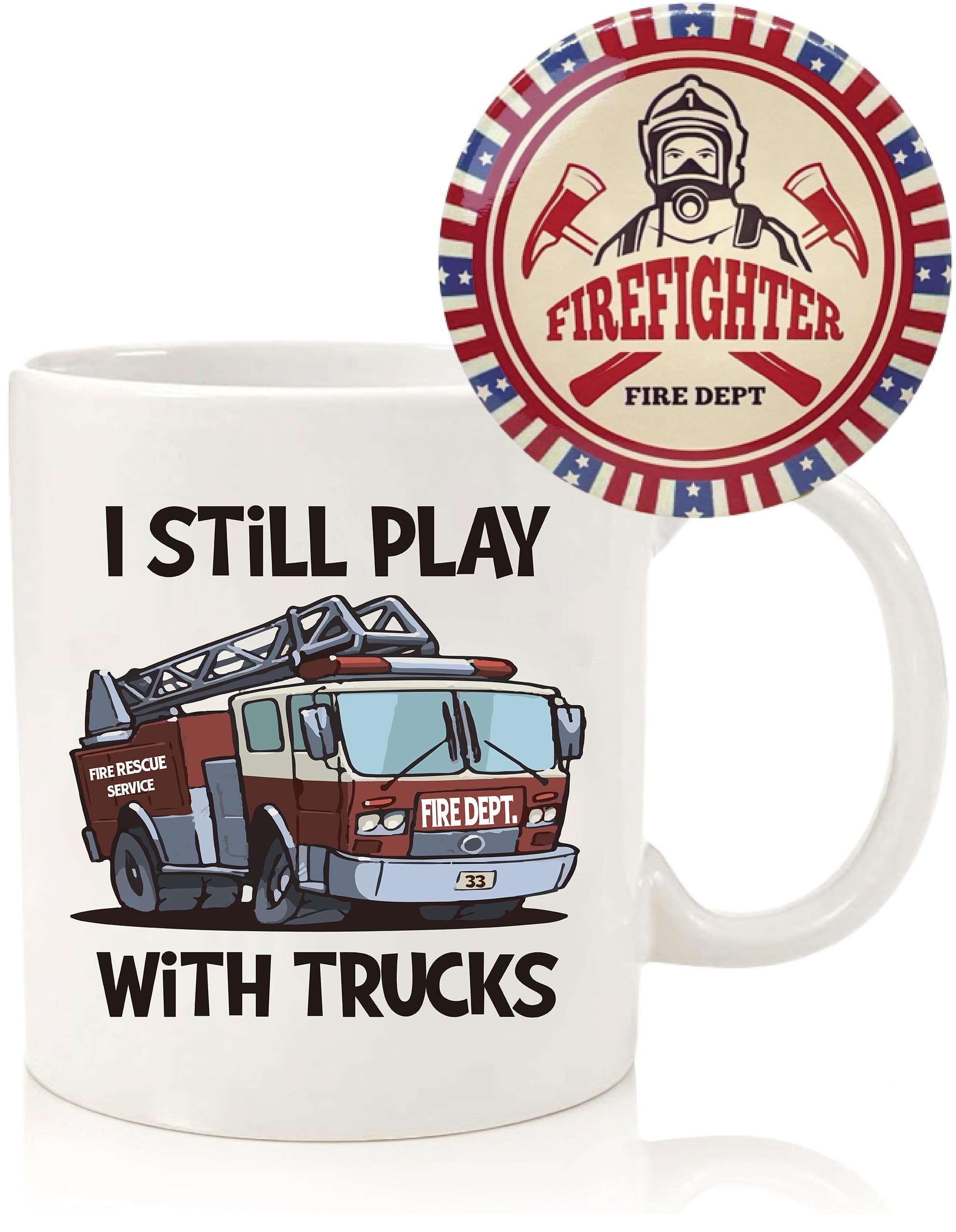 Amazon.com: I Still Play With Trucks Coffee Mug 11oz Ceramic ...