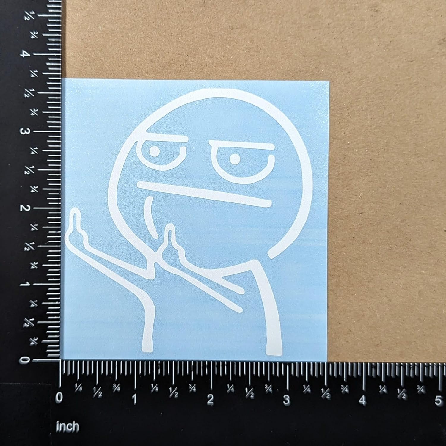 Middle Finger Meme Stick Figure Decal 4 Pack: Funny Australia | Ubuy