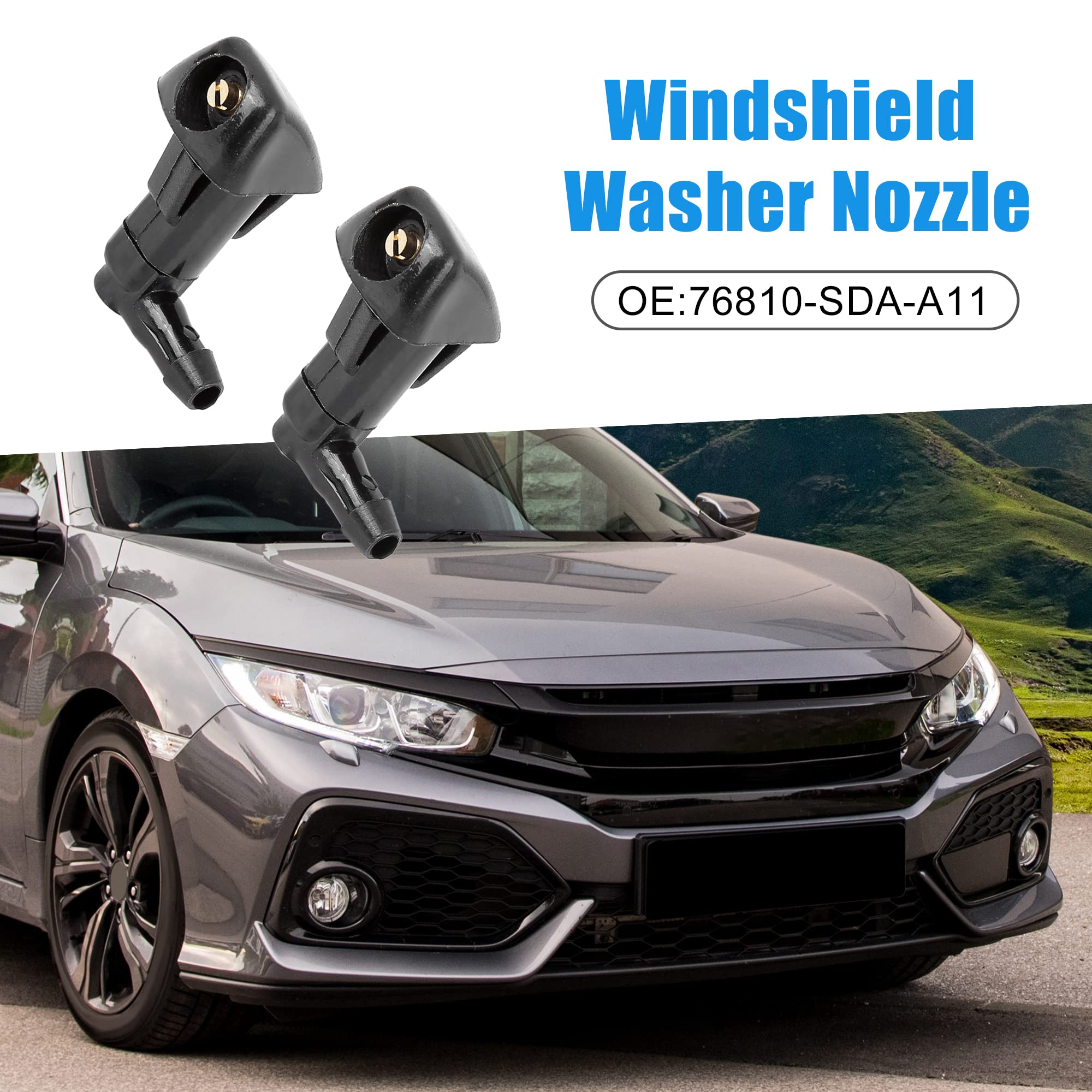 Honda Windshield Nozzle Mod