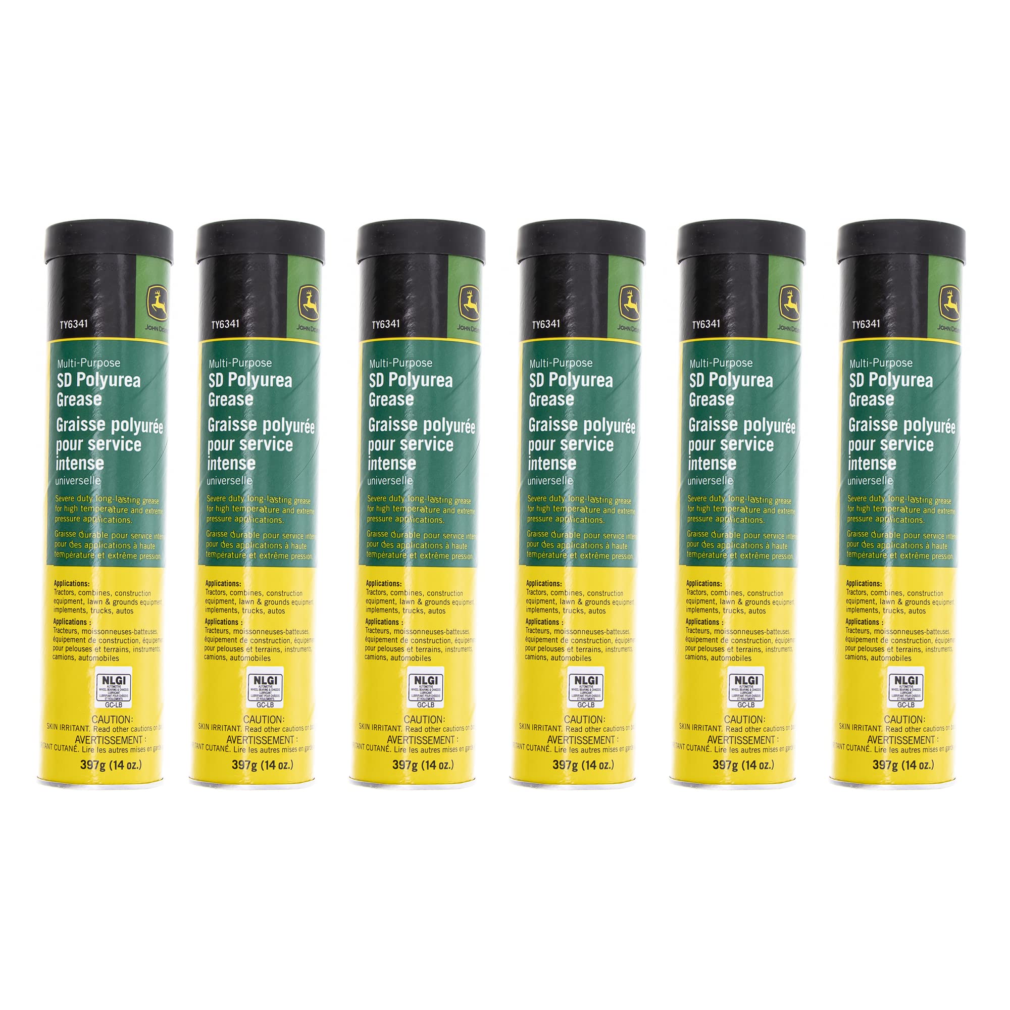 Amazon.com: John Deere Original Equipment Grease (6- Pack) - TY6341 ...