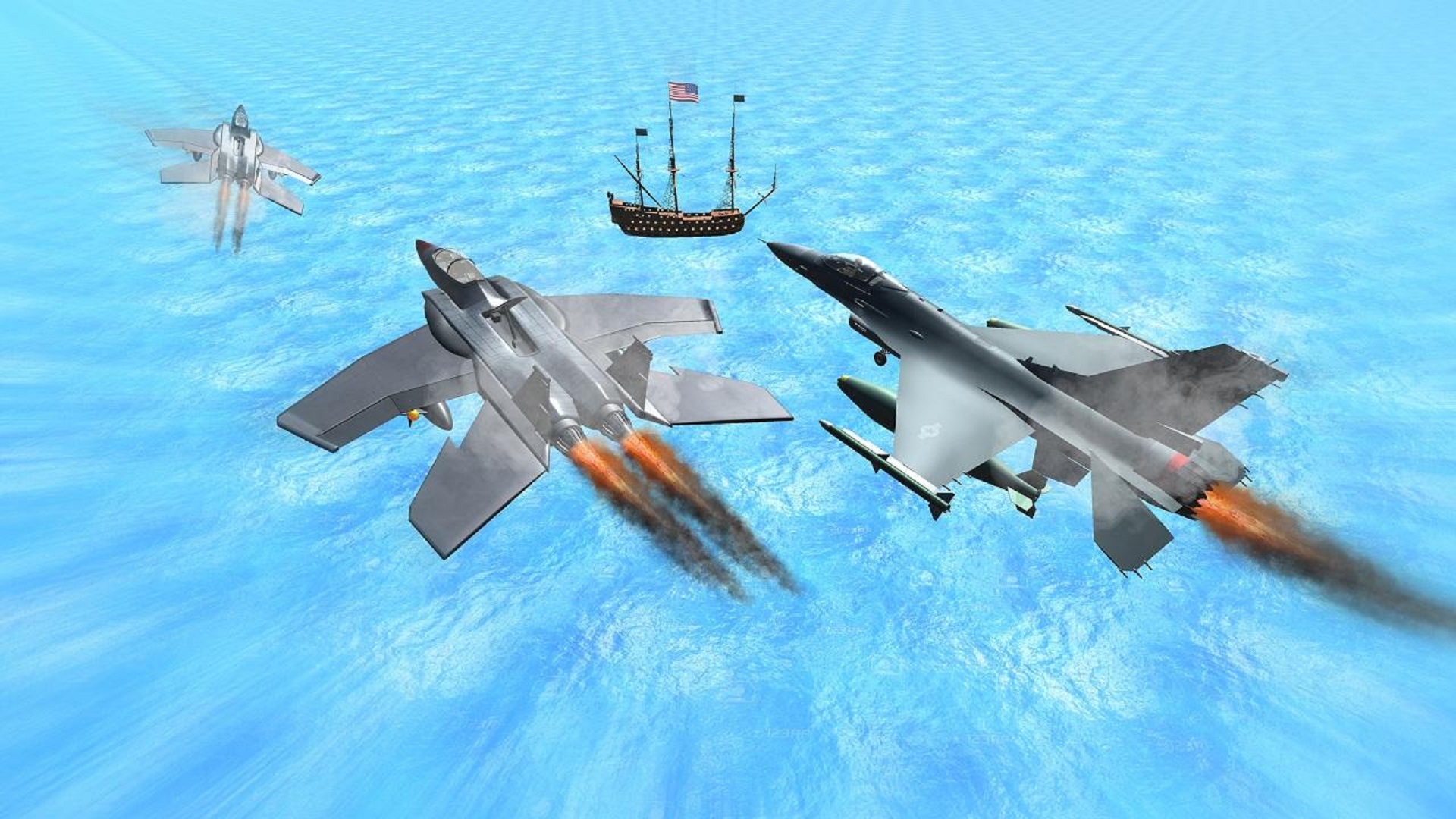 Real Naval Flying Jet War 3D - App on Amazon Appstore