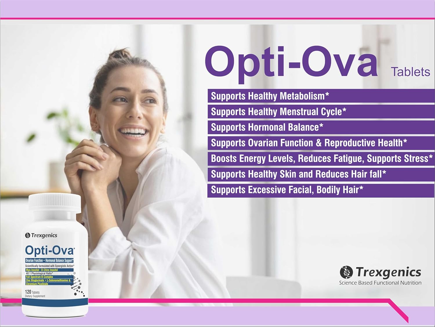 Trexgenics Opti-OVA Advanced Myo-inositol, D-Chiro Inositol, Vitamina ...