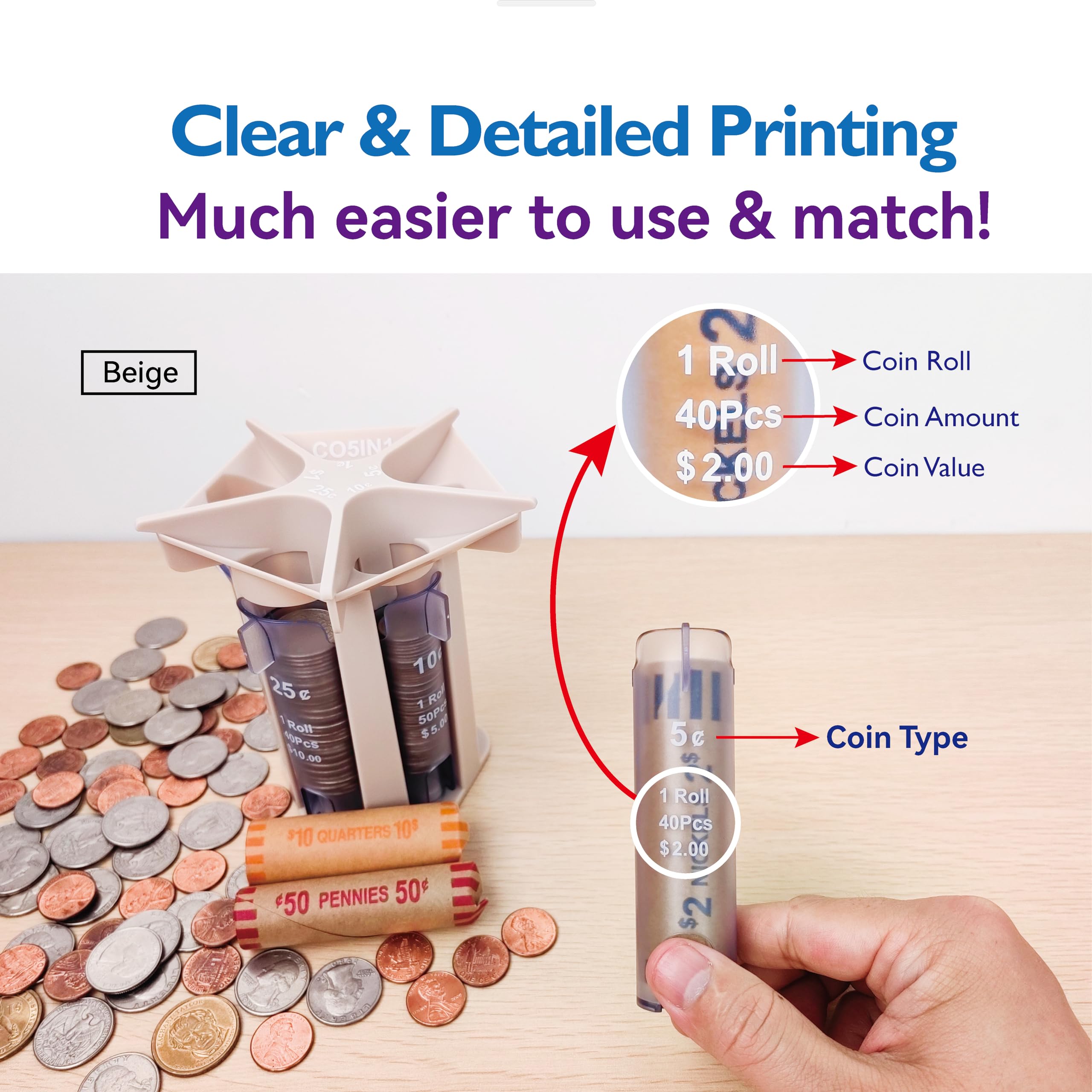 Automatic Coin Counter With Wraps TaskFile Coin Sorter & Counter ...