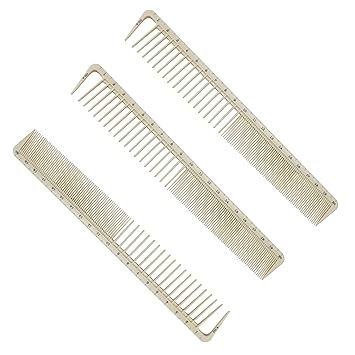 Amazon.com : Hair Cutting Combs with Ruler Measurements, Peines de ...