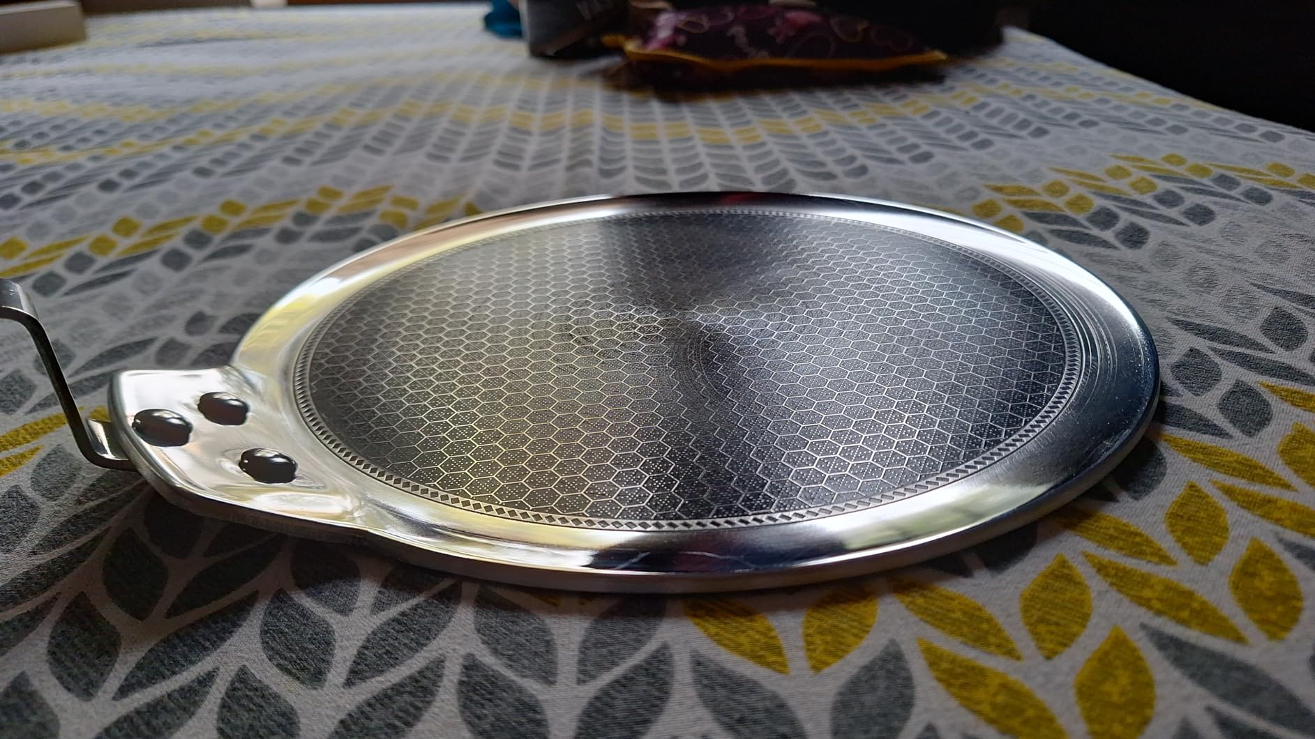 Buy Hawkins 28 cm Dosa Tava, Triply Stainless Steel Shielded Nonstick ...