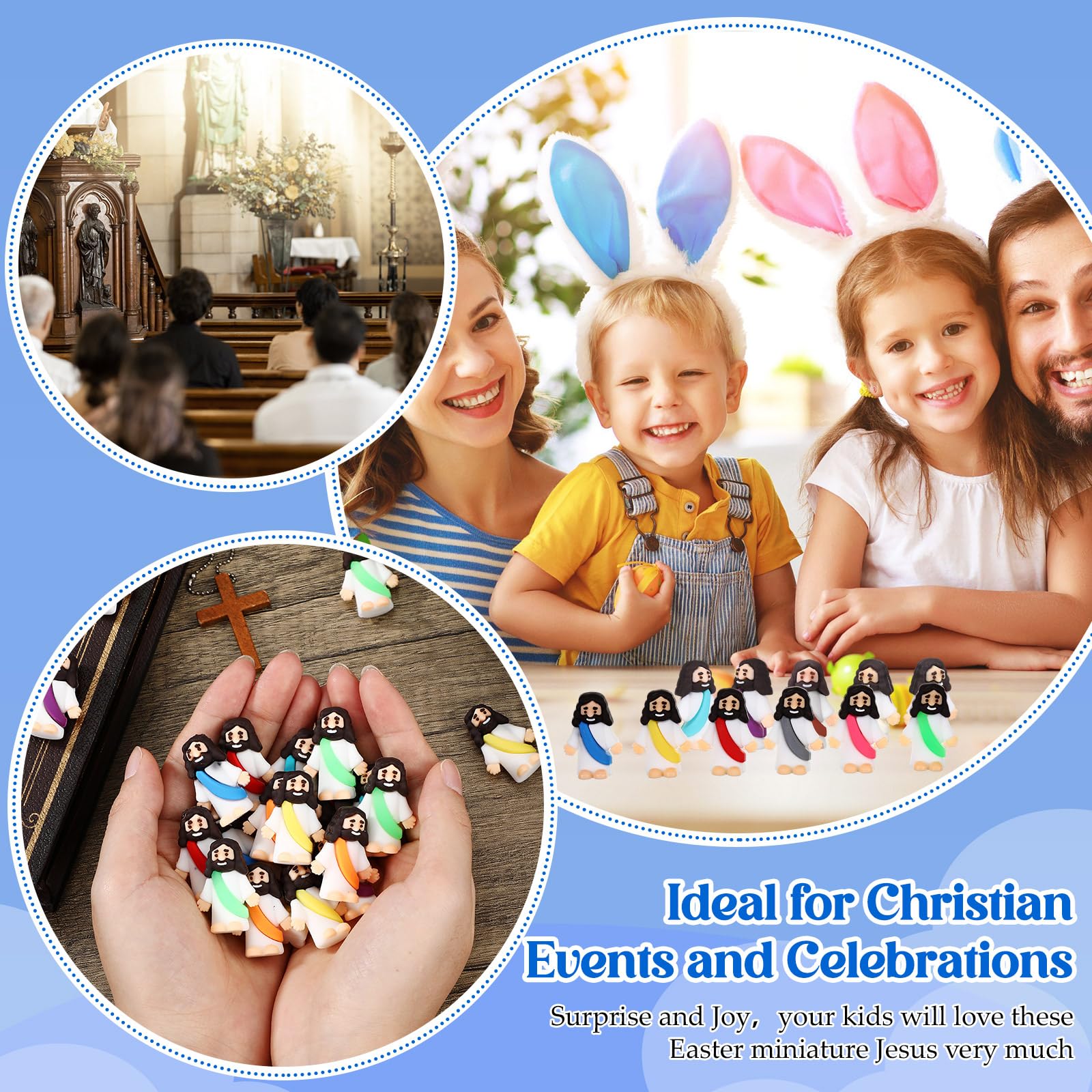 Snapklik.com : Bememo 12 Pcs Little Jesus Love You Figure Original ...