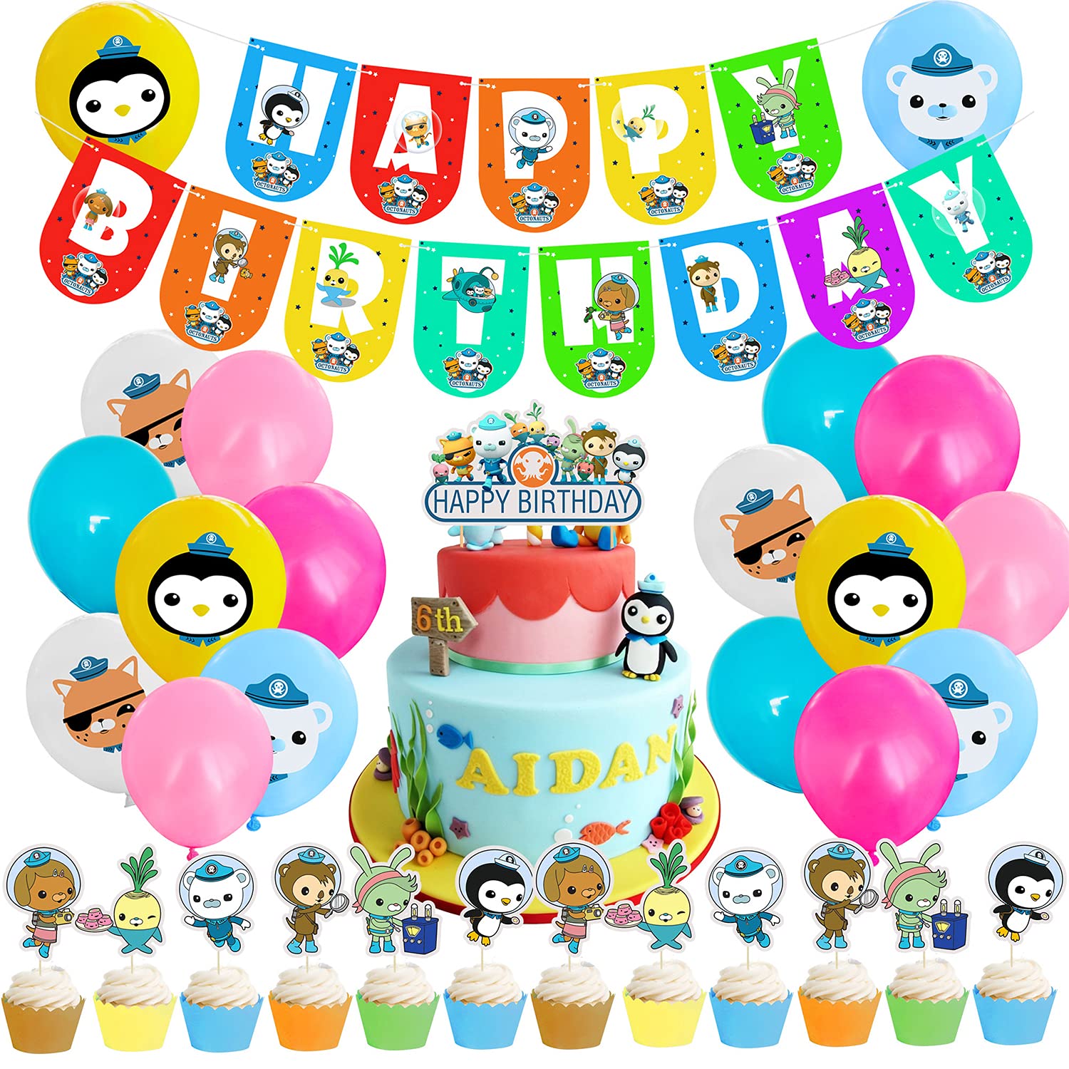 Party Supplies Set For The Octonauts The Octonauts Birthday Party ...