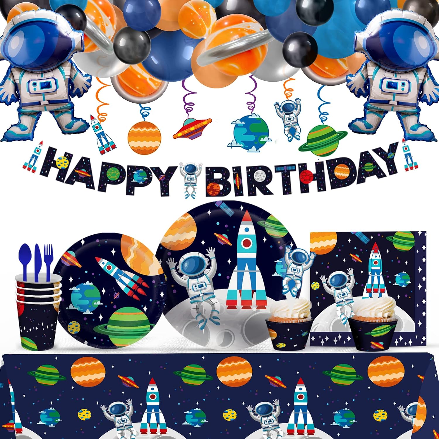Space Party Plates And Cups