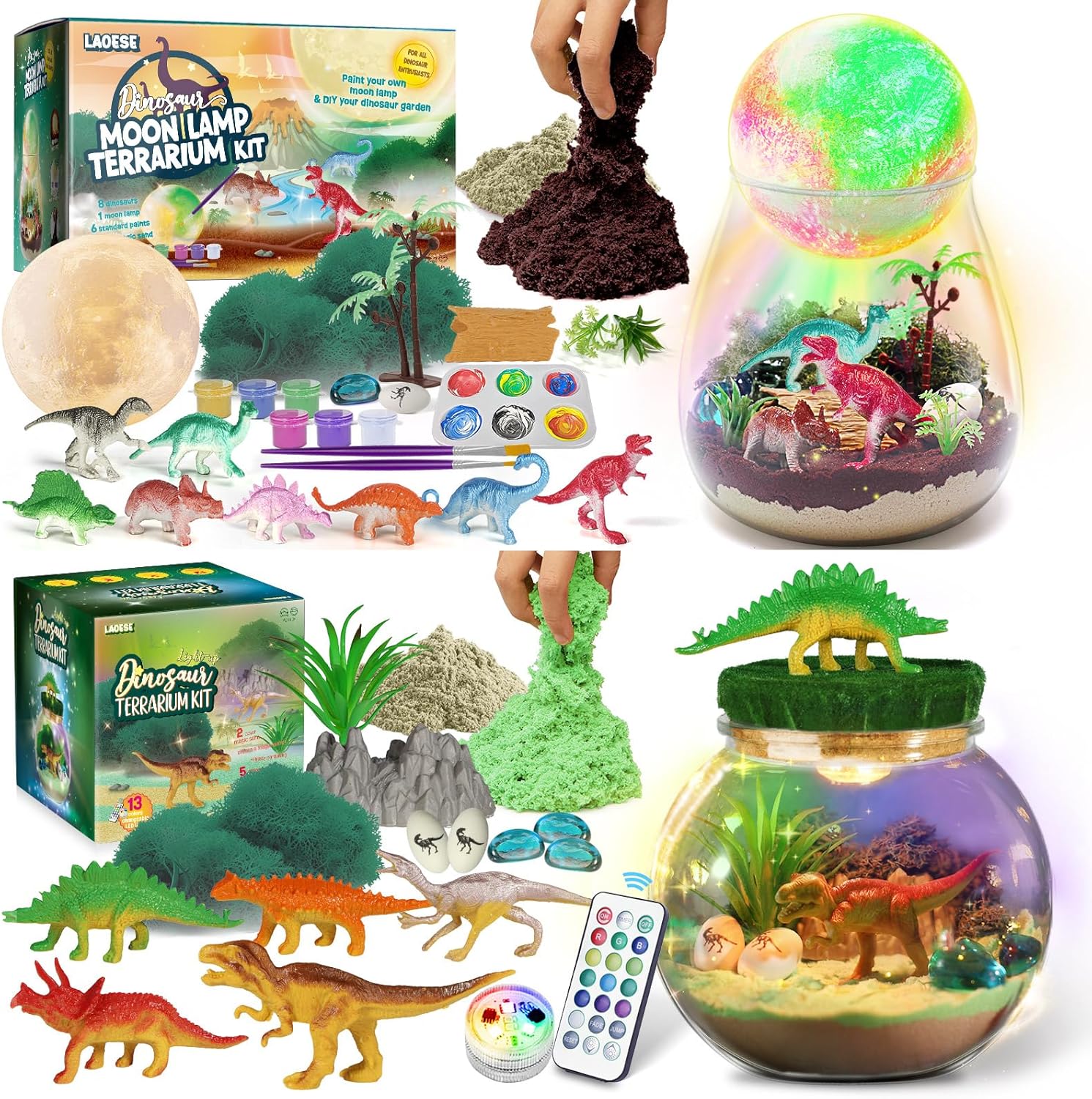 Amazon.com: Dinosaur Terrarium Kit for Kids : Toys & Games