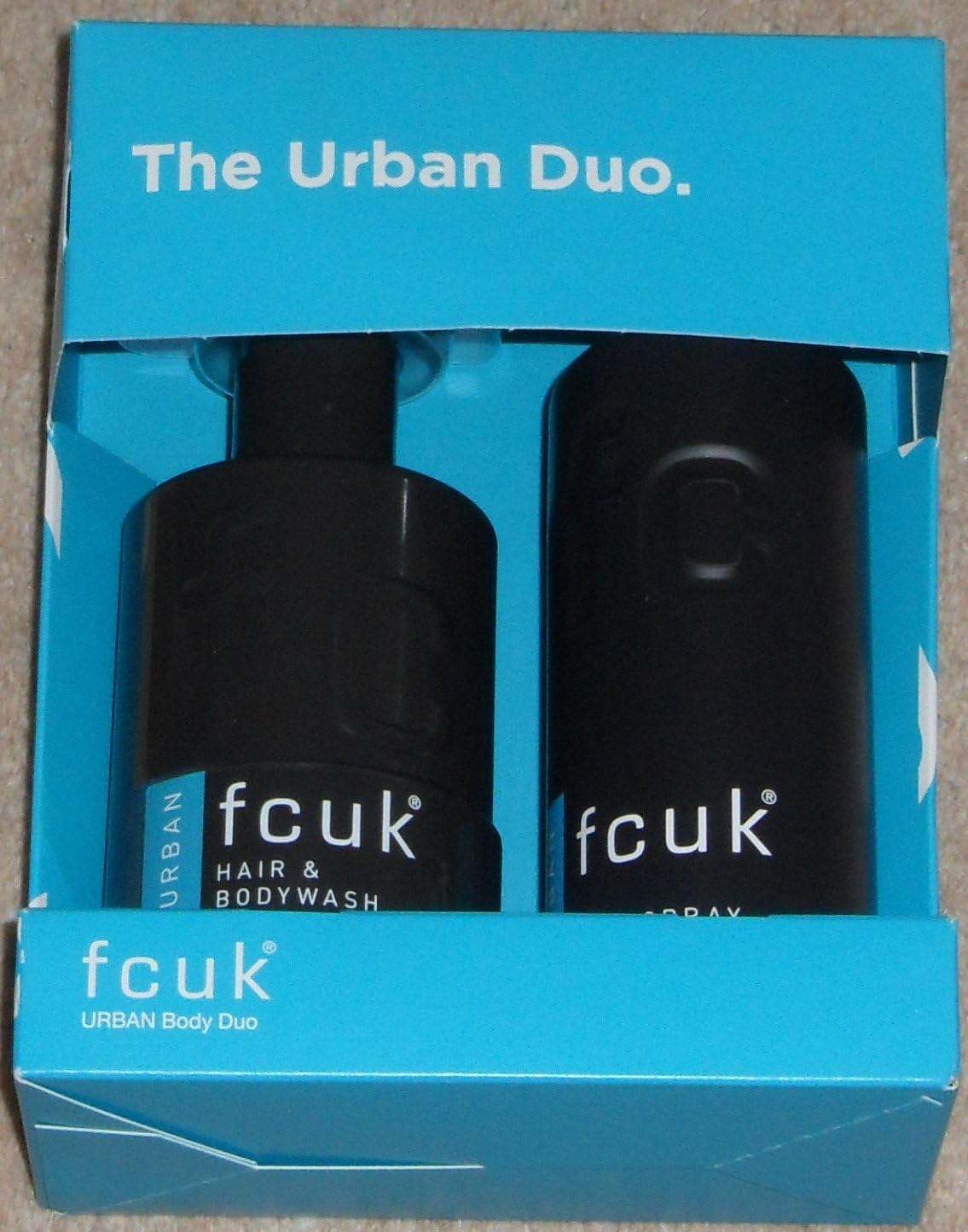 Fcuk The Urban Duo - Men's bodyspray hair & Bodywash Gift set : Amazon ...