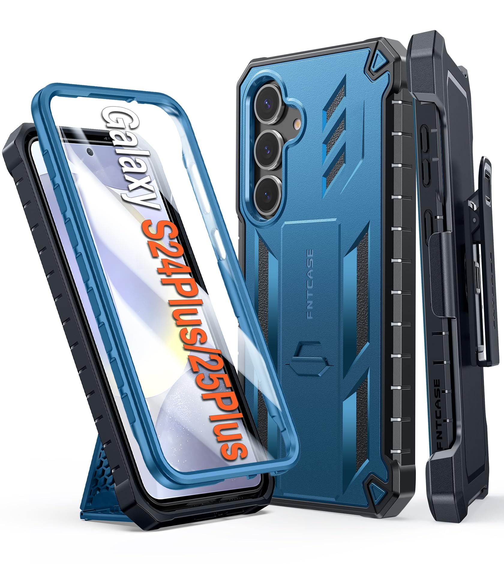 Amazon.com: FNTCASE for Samsung Galaxy S25-Plus Case: Military Grade Rugged Cell Phone Cover ...