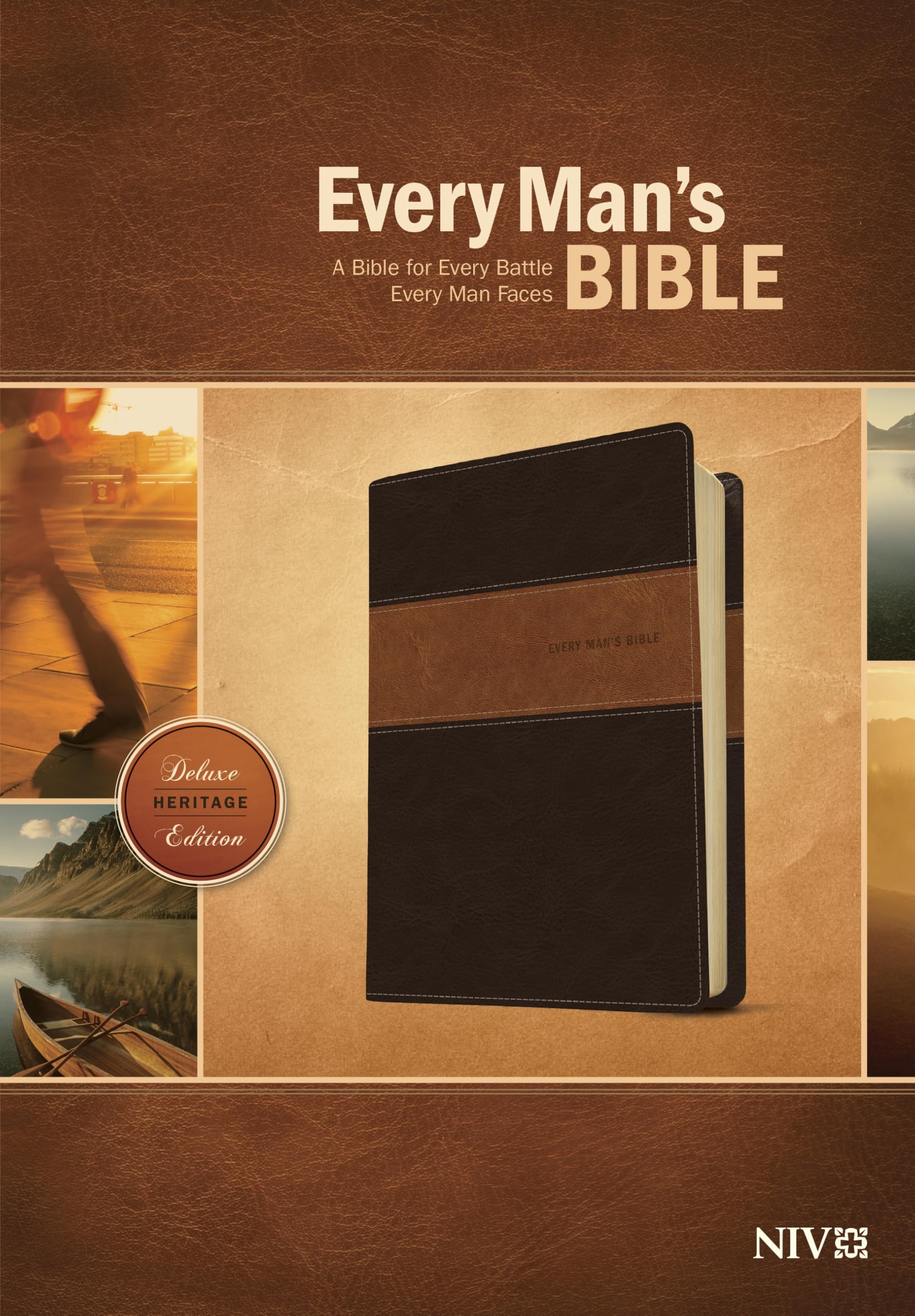 Every Man's Bible NIV, Deluxe Heritage Edition, TuTone (LeatherLike ...