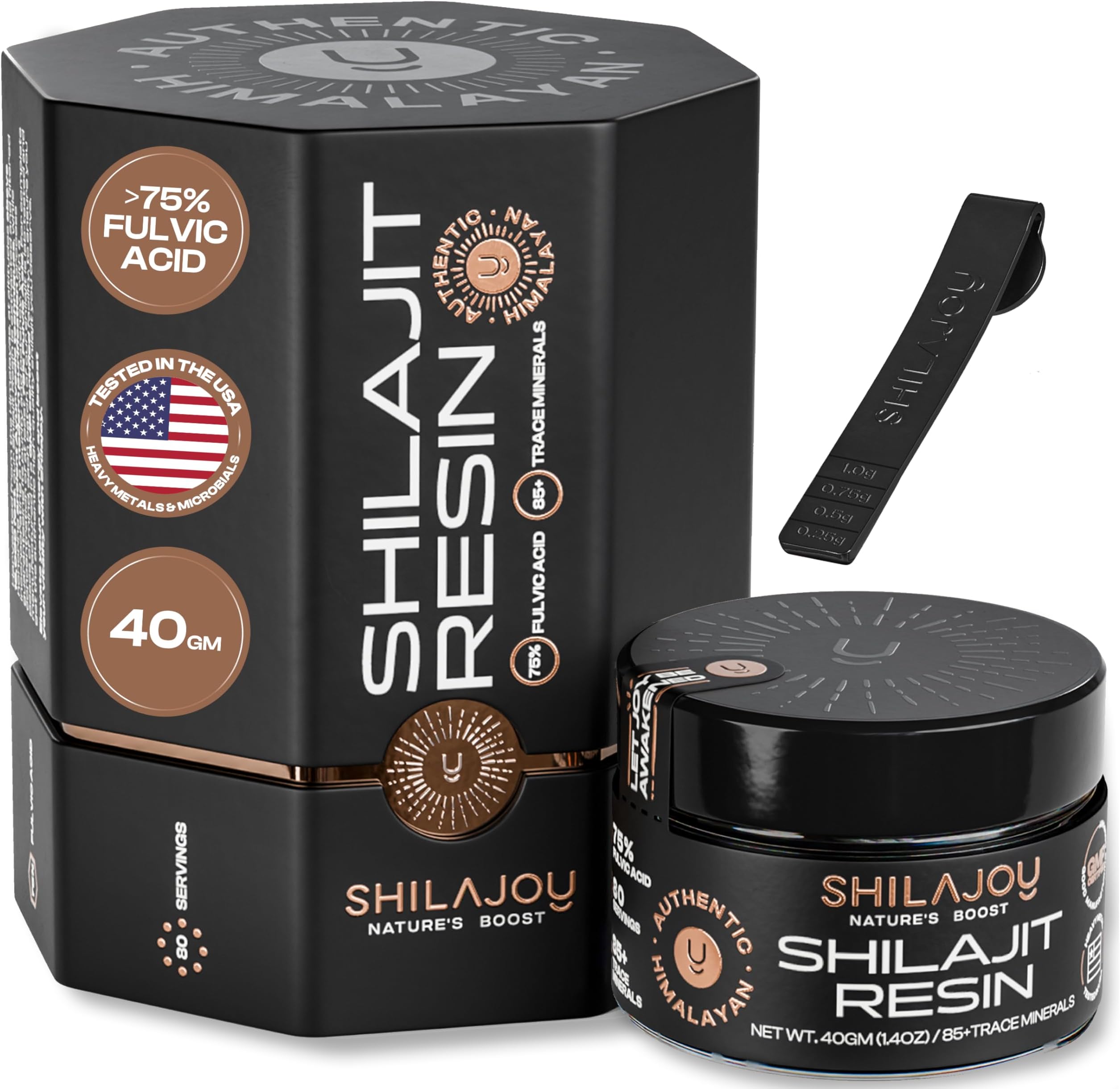 Amazon.com: SHILAJOY Shilajit Resin for Men & Women - Pure Himalayan ...